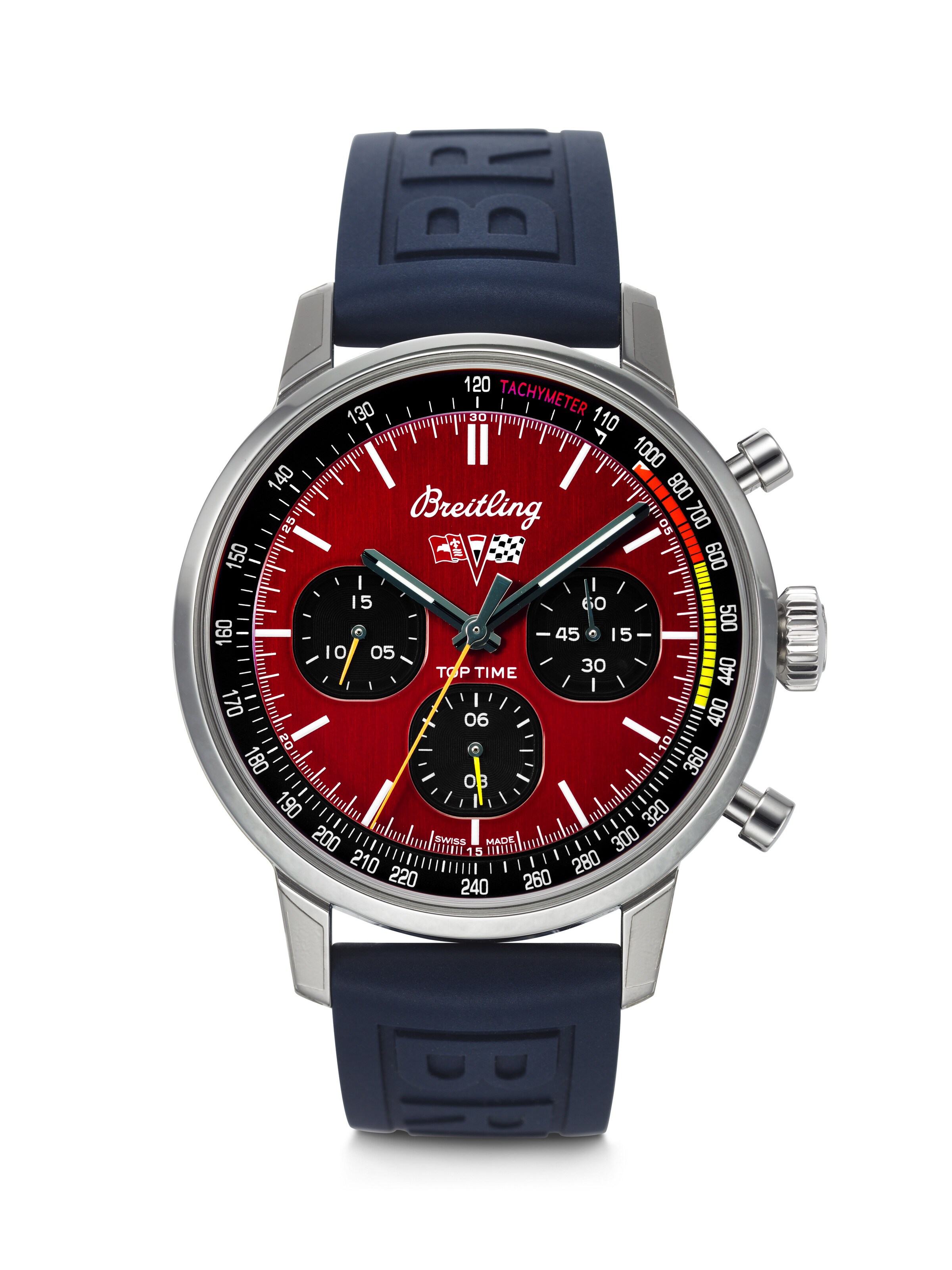 BREITLING, LIMITED EDITION STAINLESS STEEL CHRONOGRAPH 'TOP TIME ...