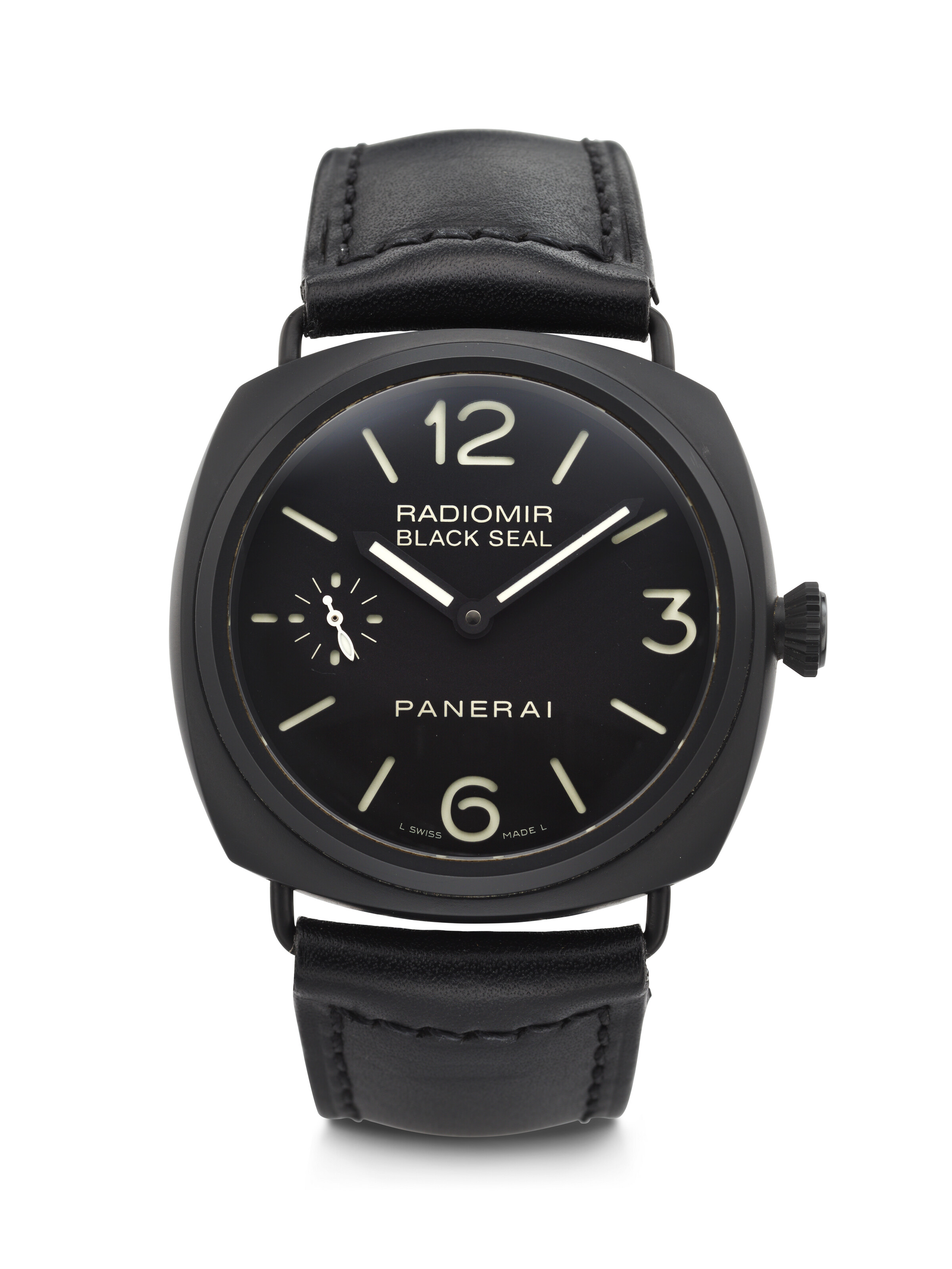 PANERAI, LIMITED EDITION CERAMIC AND PVD-COATED STAINLESS STEEL ...