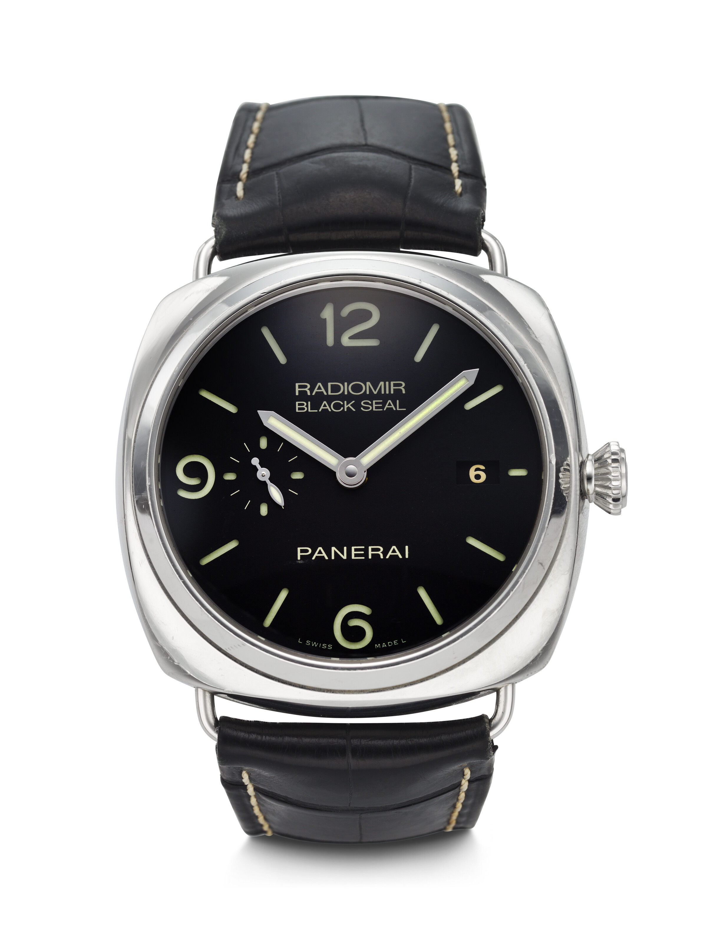 PANERAI, STAINLESS STEEL 'RADIOMIR BLACK SEAL', REF. PAM000388 ...