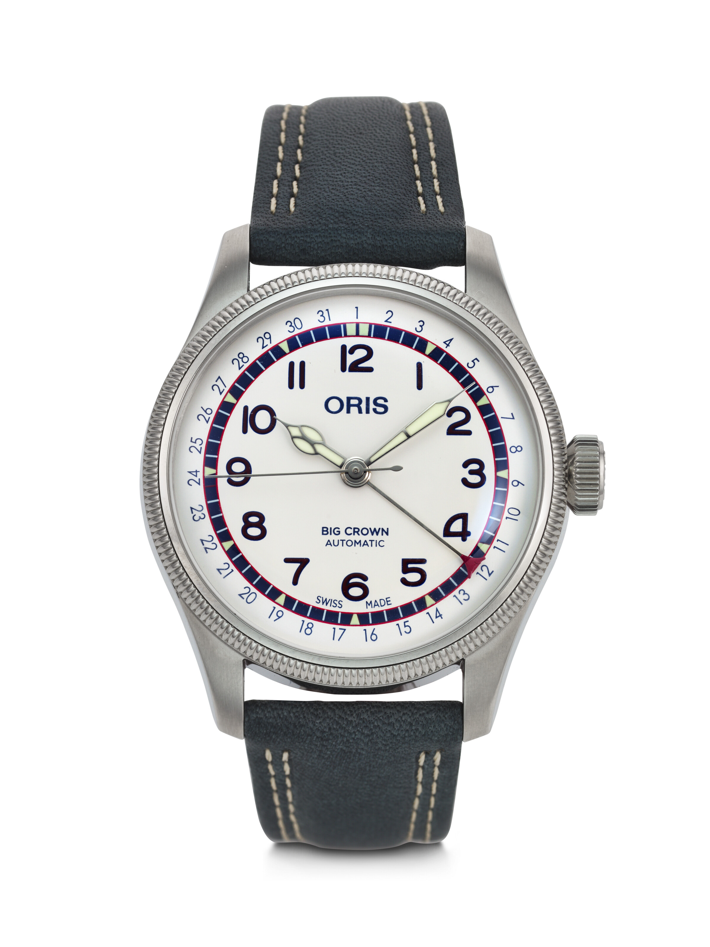 ORIS, LIMITED EDITION STAINLESS STEEL 'BIG CROWN POINTER DATE HANK AARON' REF. 0175477854081-SET ...
