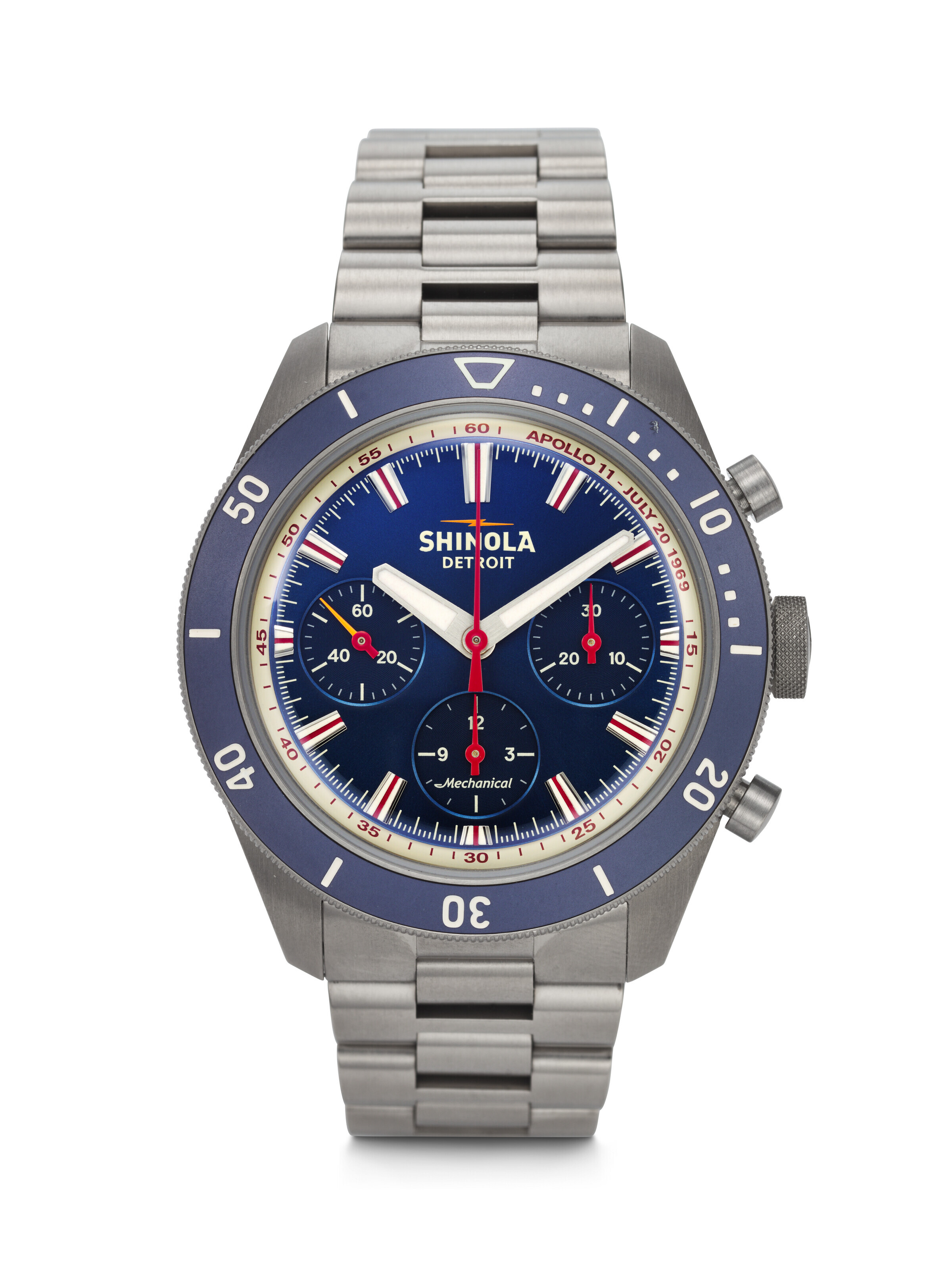 SHINOLA, LIMITED EDITION TITANIUM 'MOONCRAFT MONSTER', REF. S0120279029 ...