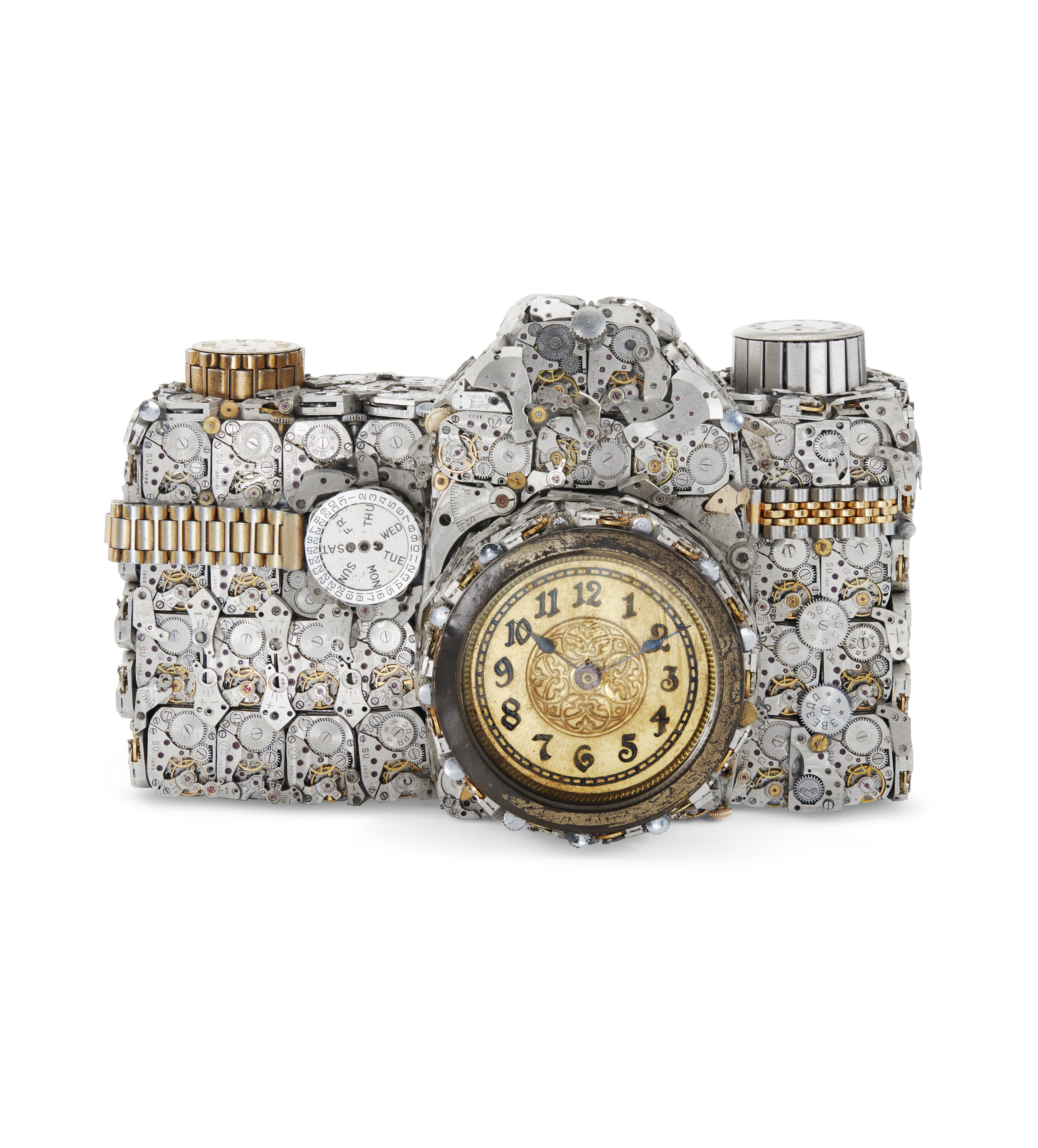 DAN TANENBAUM, ORIGINAL AND BESPOKE HOROLOGICAL CAMERA-SHAPED ART PIECE ...