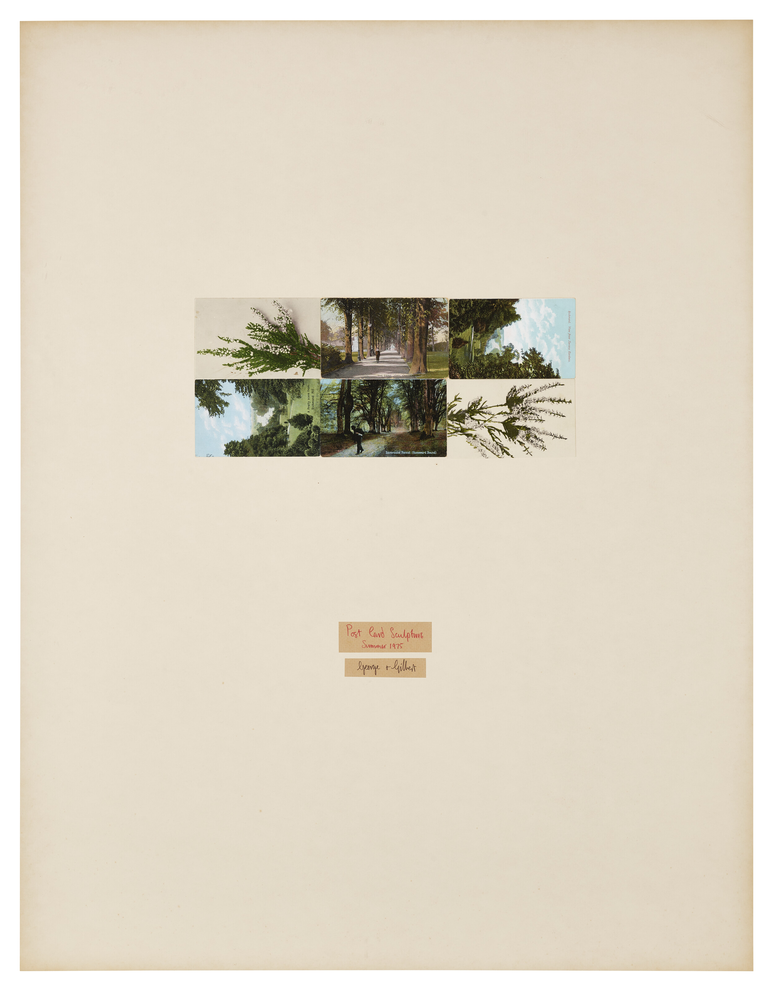 GILBERT & GEORGE (b. 1943 & b. 1942), Post Card Sculpture | Christie’s