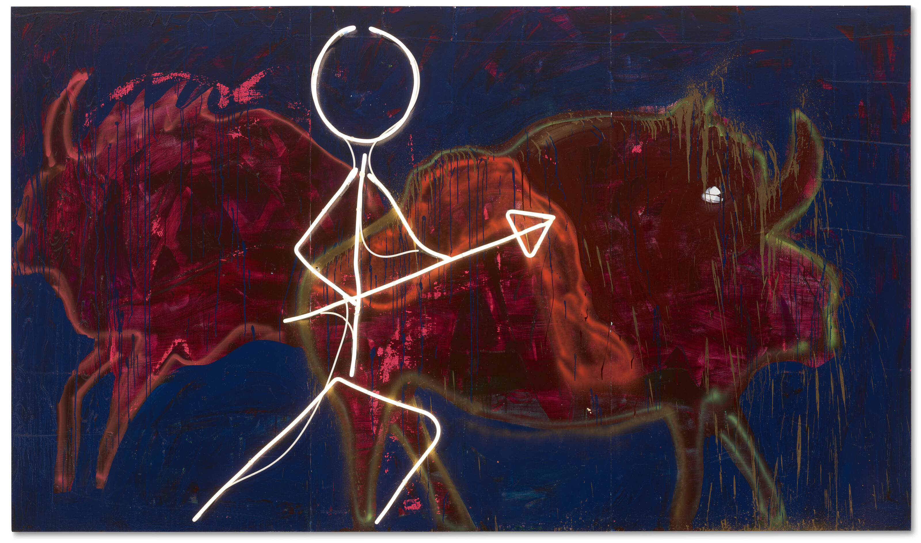 THRUSH HOLMES (B. 1979), Fucking Tatanka Painting | Christie’s
