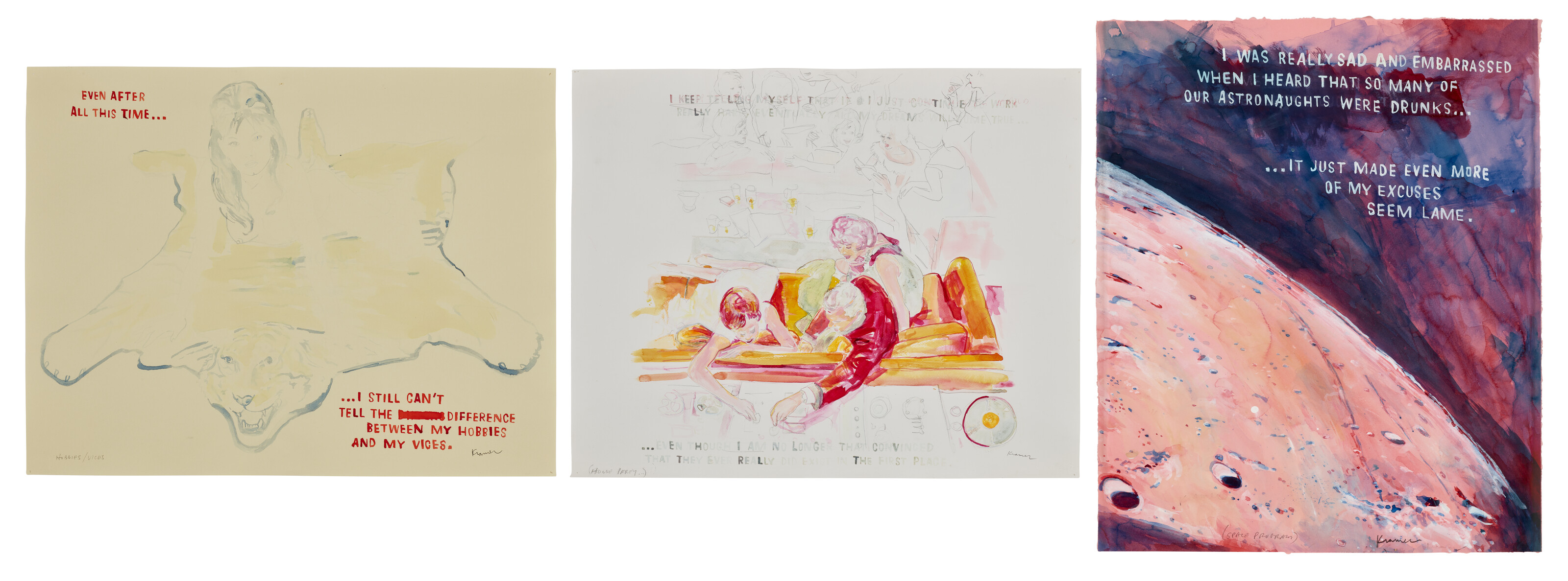 DAVID KRAMER (B. 1963), Hobbies / Vices; House Party; Space Program ...