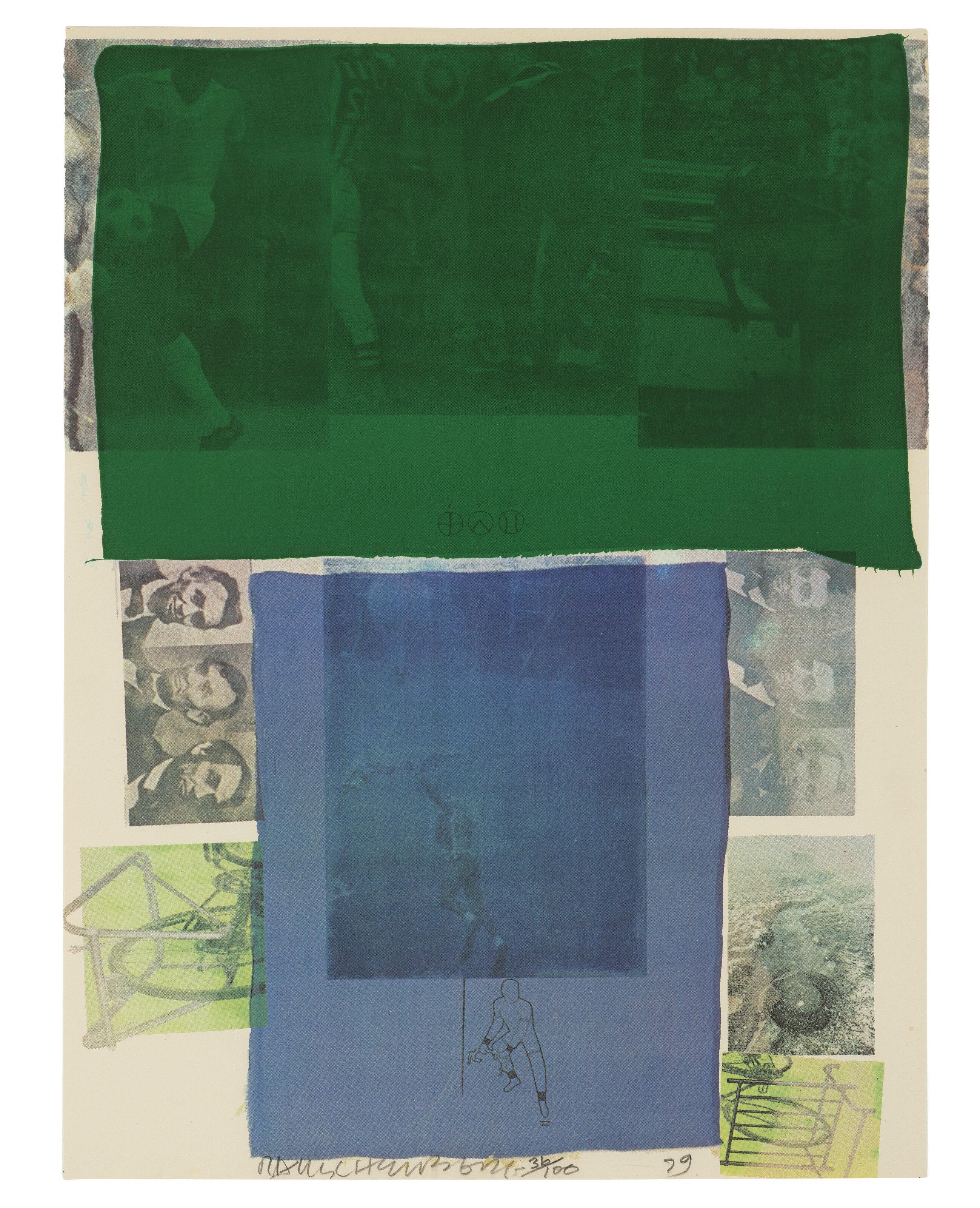 ROBERT RAUSCHENBERG (1925-2008), Shoot from the Main Stem, from Suite ...