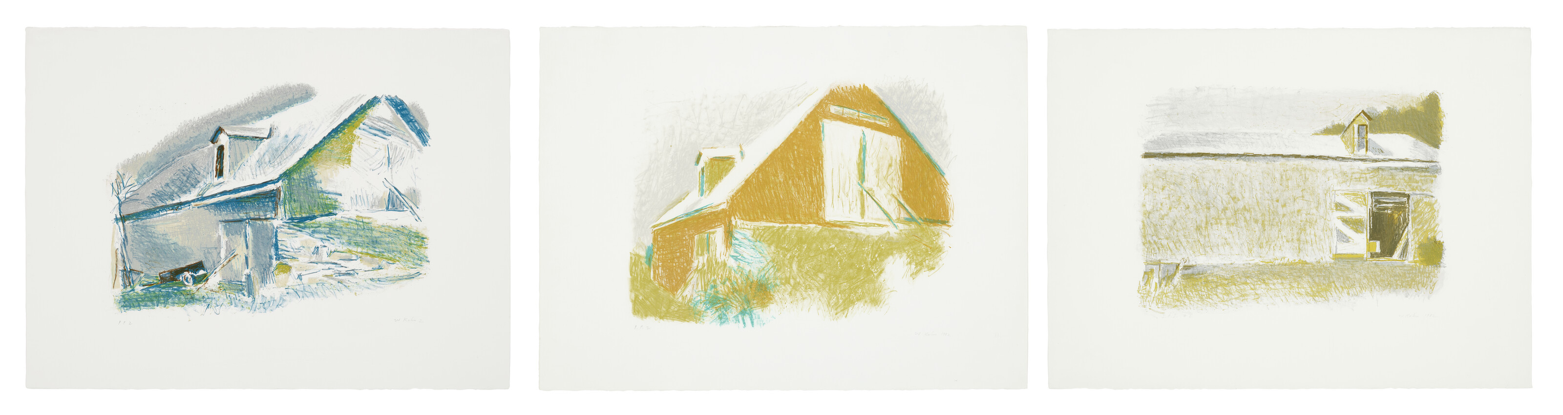 WOLF KAHN (1927-2020), Three Prints by the Artist | Christie’s