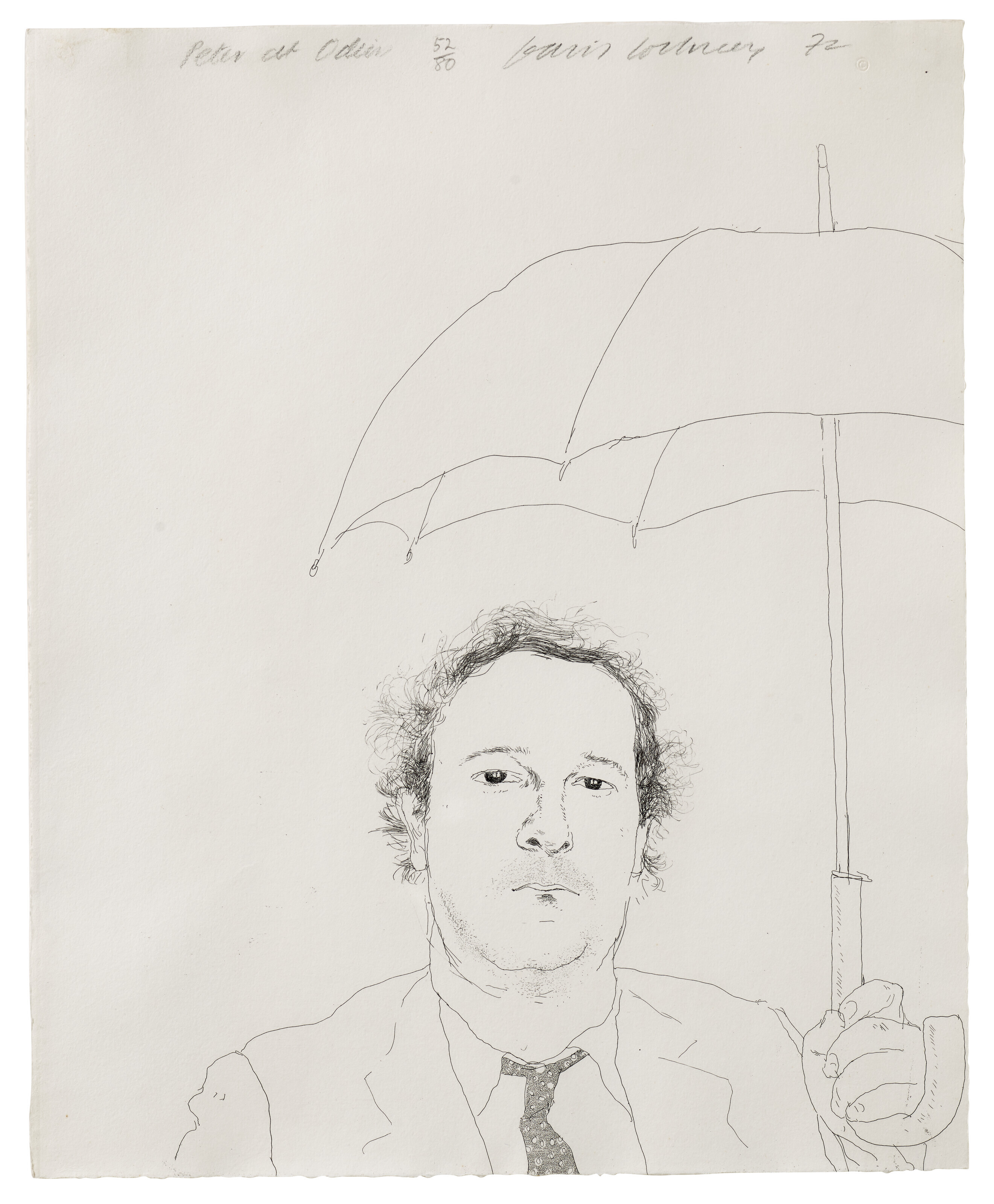 DAVID HOCKNEY (B. 1937), The Restaurateur | Christie’s