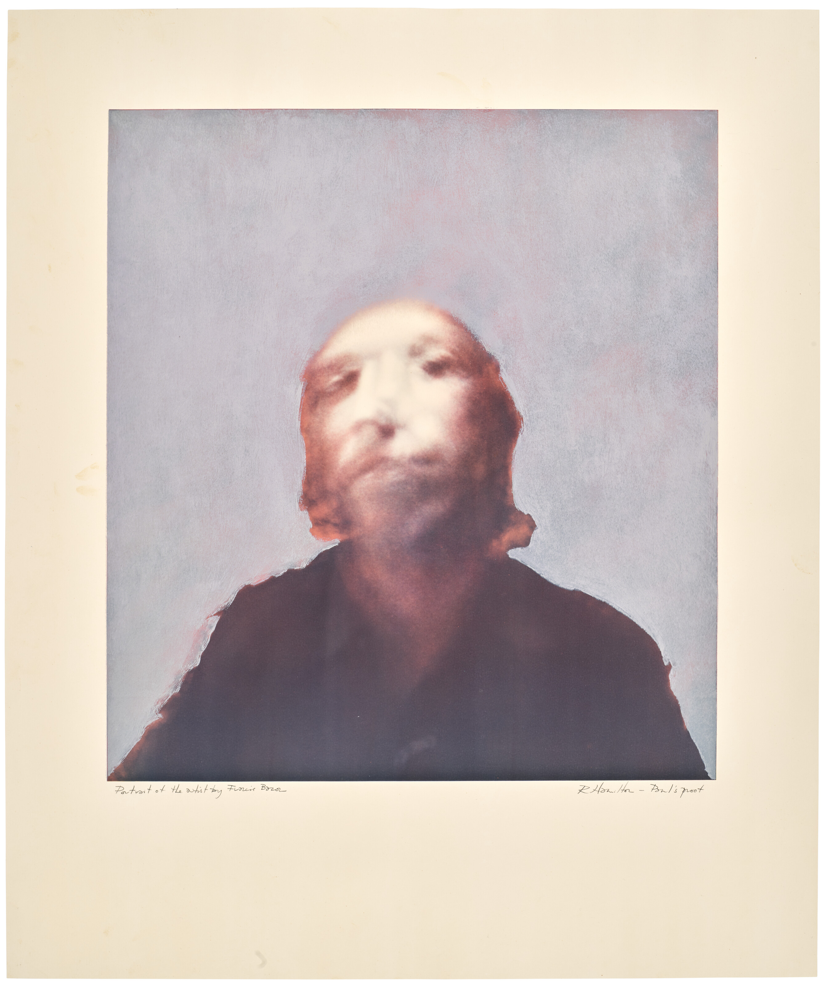 RICHARD HAMILTON (1922-2011), A portrait of the artist by Francis Bacon ...