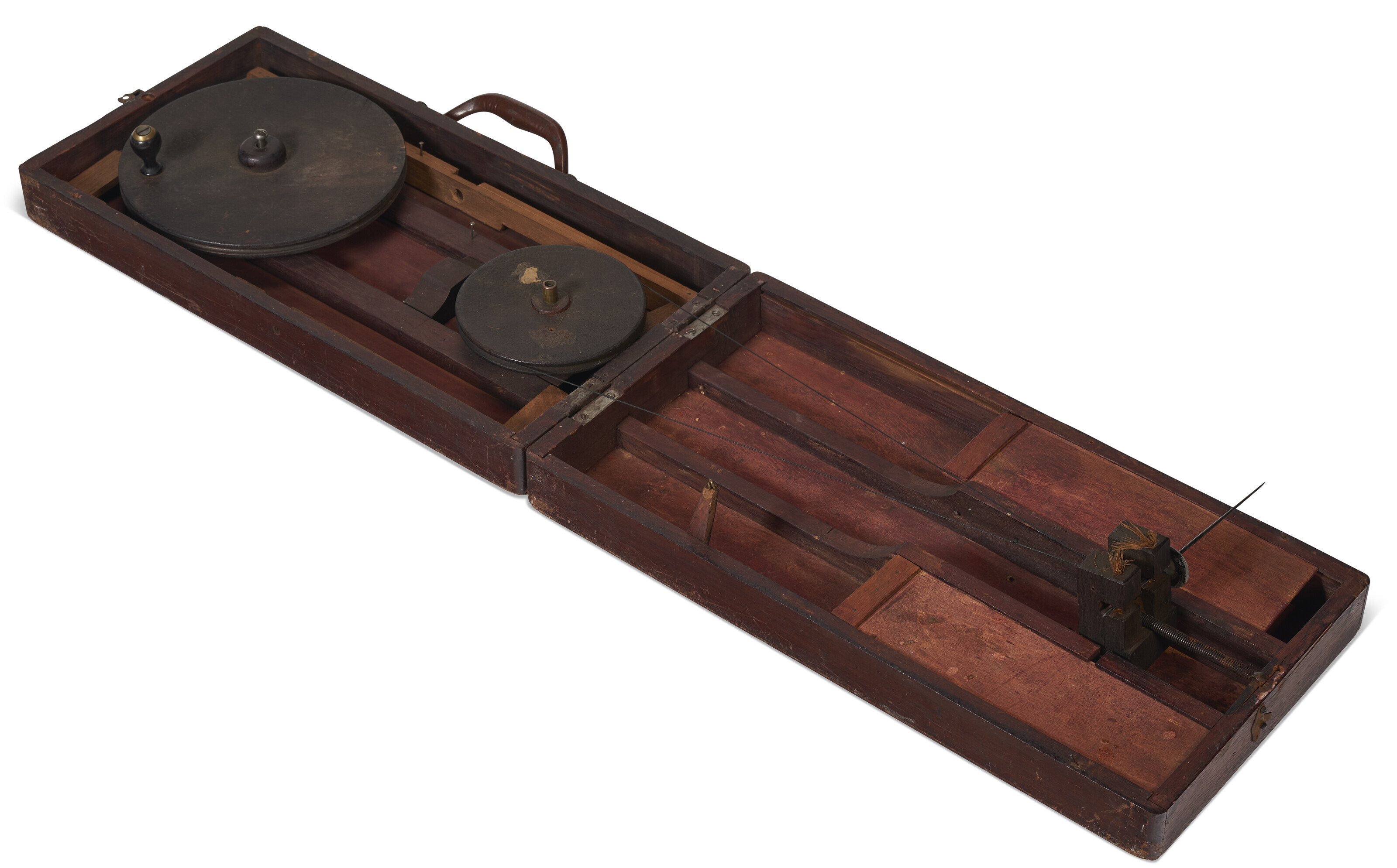 A portable charkha spinning wheel, Mohandas Gandhi, c. 1931 | Christie’s