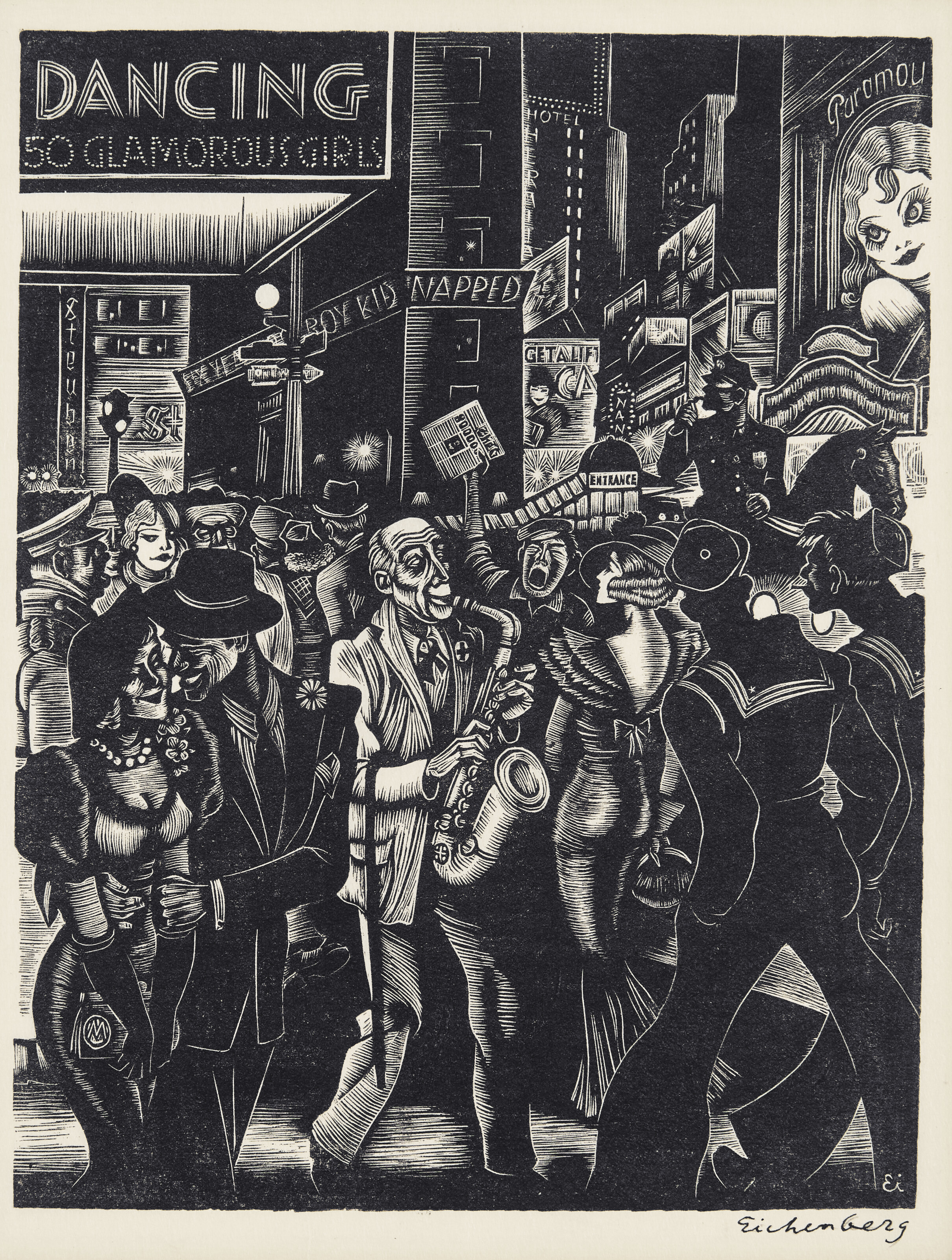 FRITZ EICHENBERG (1901-1990), City Lights | Christie’s