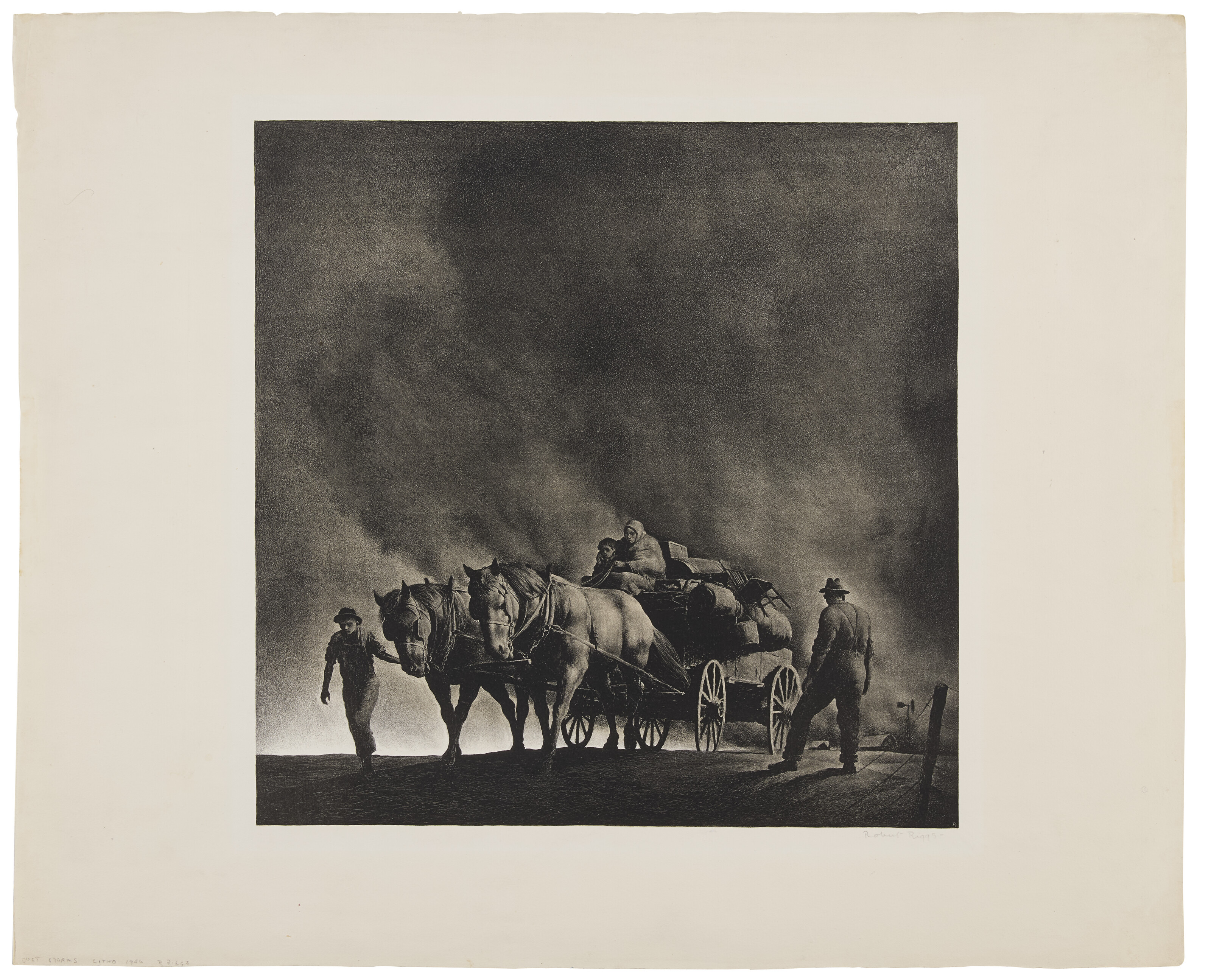 ROBERT RIGGS (1896-1970), Dust Storm | Christie’s
