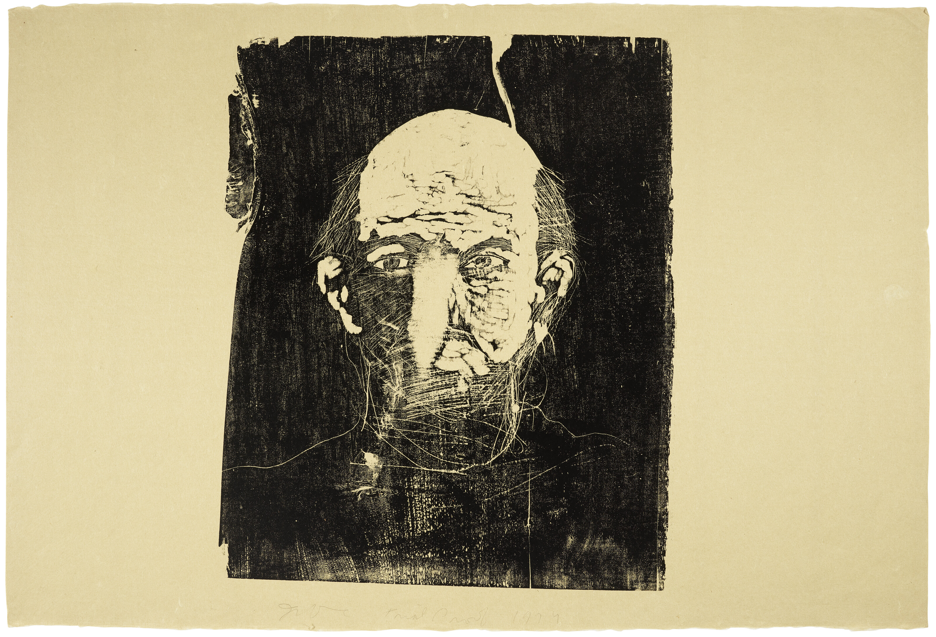 JIM DINE (B. 1935), Woodcut Self-Portrait | Christie’s