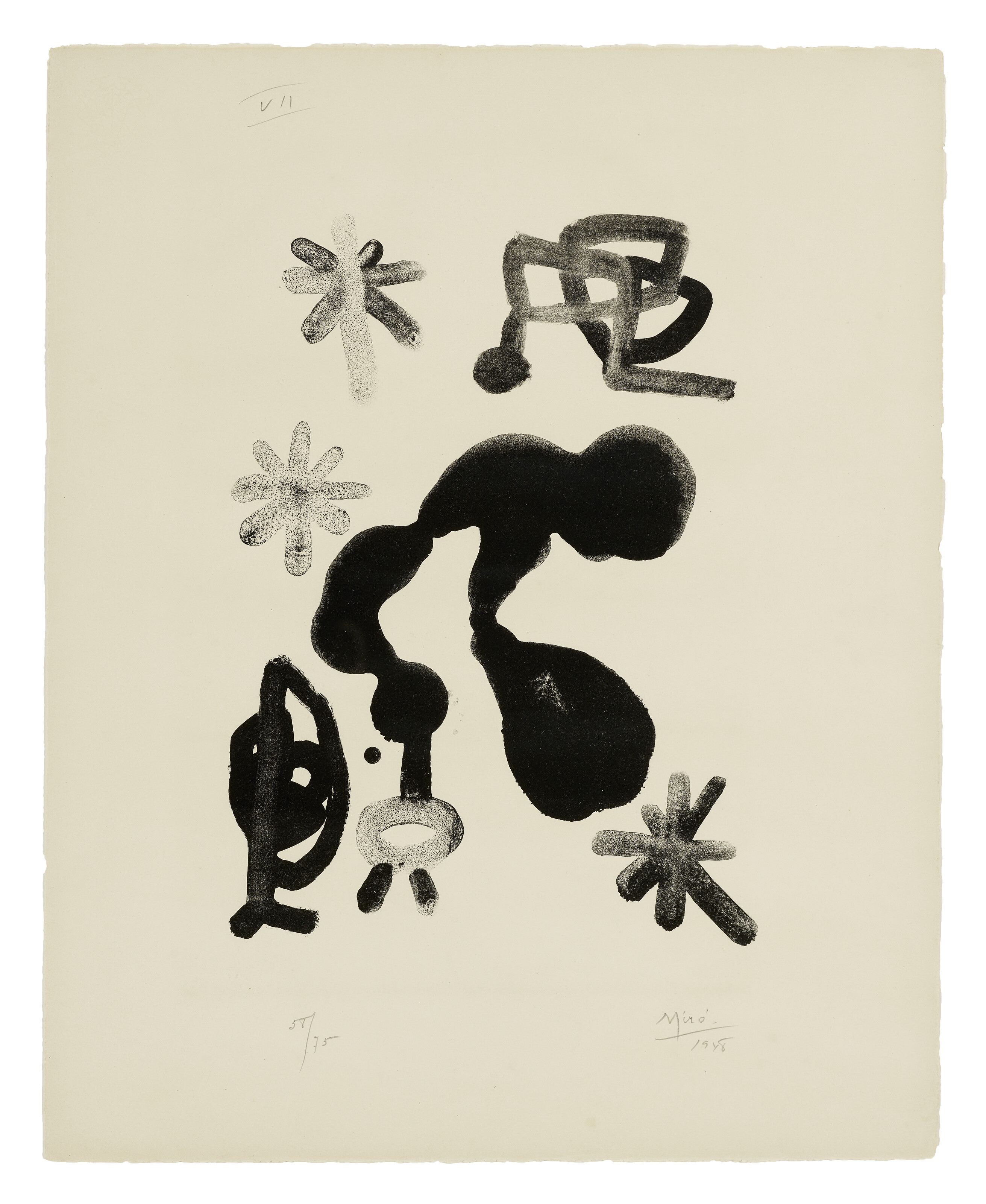 JOAN MIRÓ (1893-1983), Plate VII, from Album 13 | Christie’s