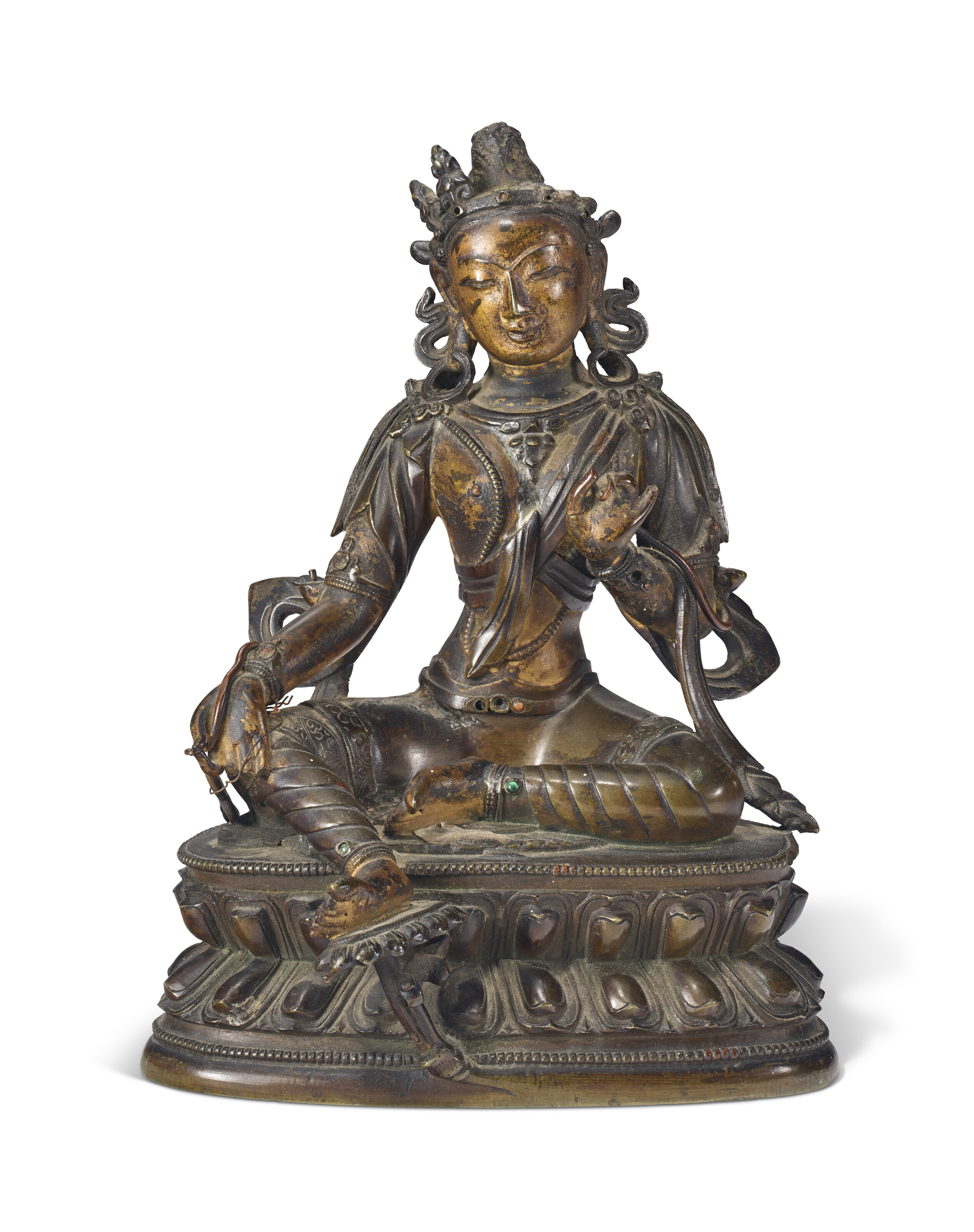A BRONZE FIGURE OF TARA, TIBETO-CHINESE, 18TH CENTURY | Christie’s