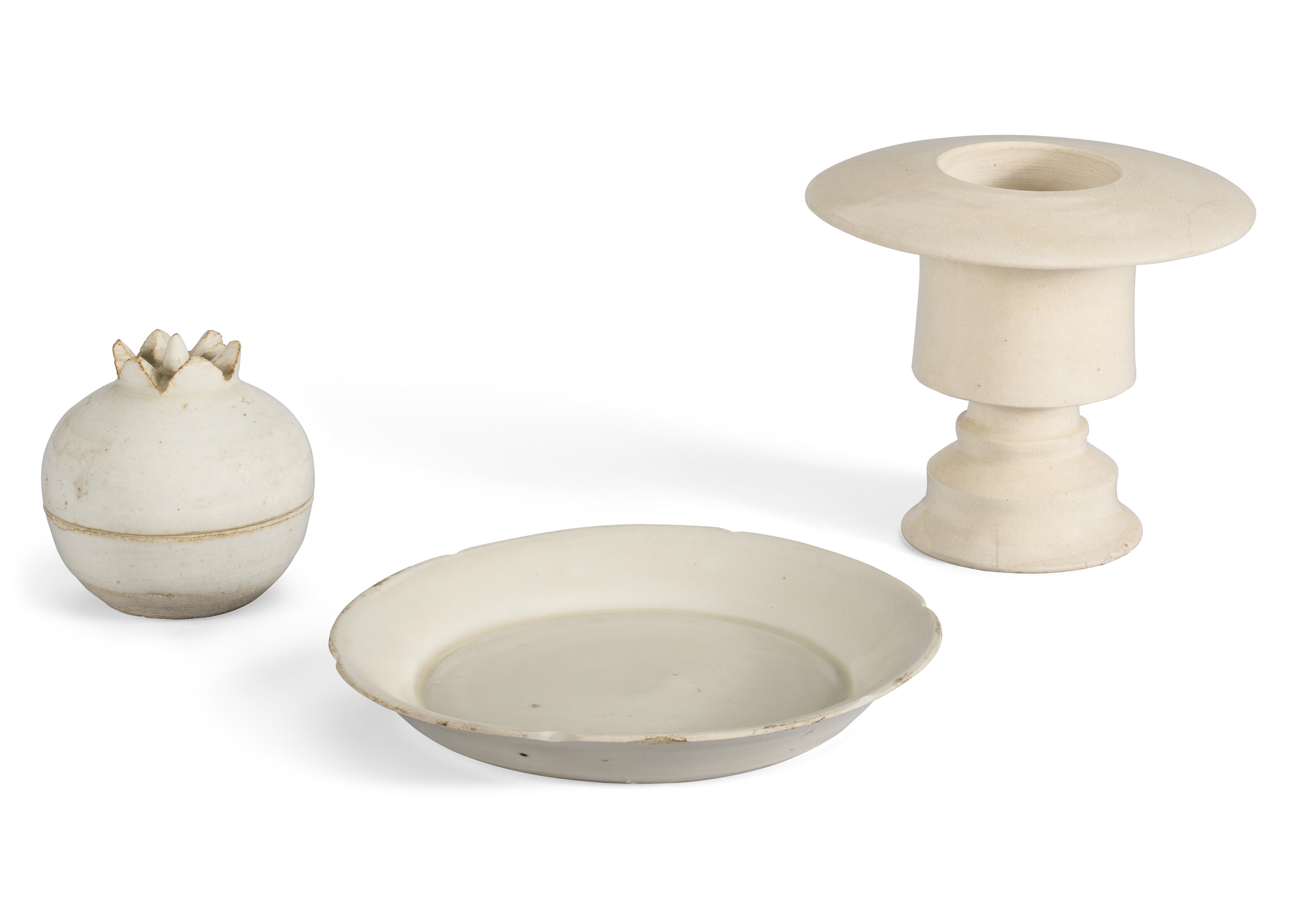 A DING PETAL-LOBED FLORIFORM DISH, NORTHERN SONG DYNASTY (AD 960-1127 ...