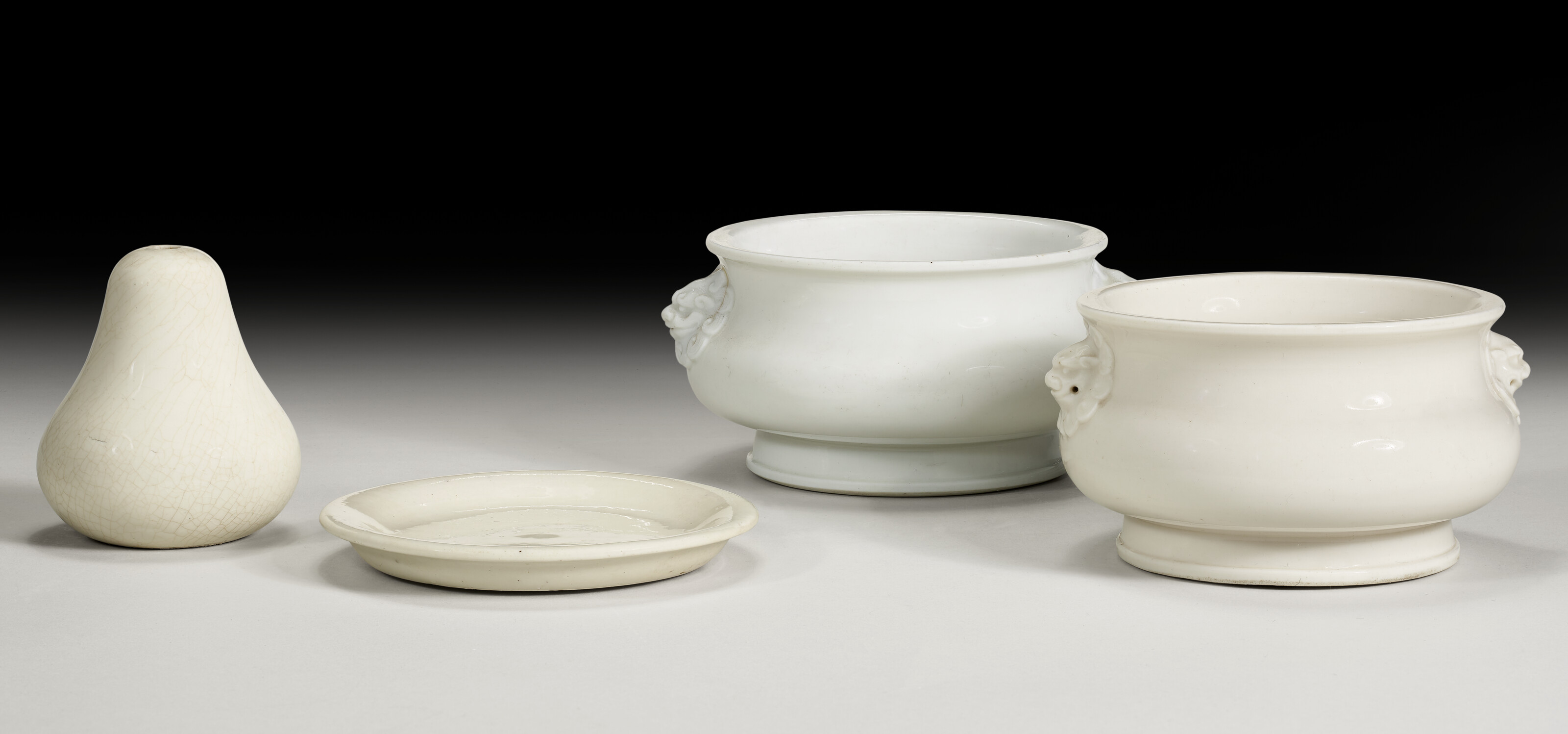 TWO DEHUA BOMBÉ CENSERS, 17TH-18TH CENTURY | Christie’s