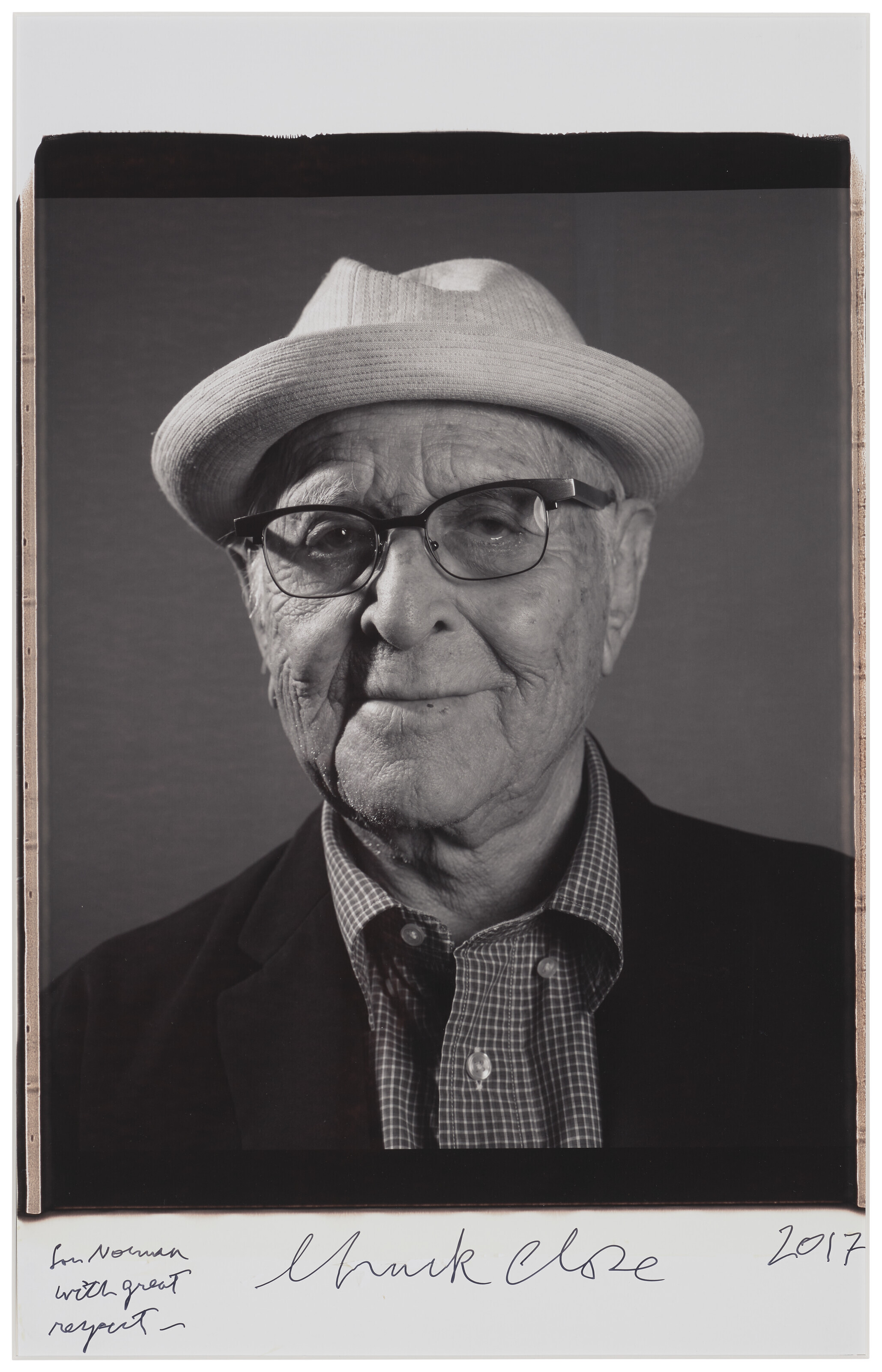 CHUCK CLOSE (1940-2021), Norman Lear | Christie’s