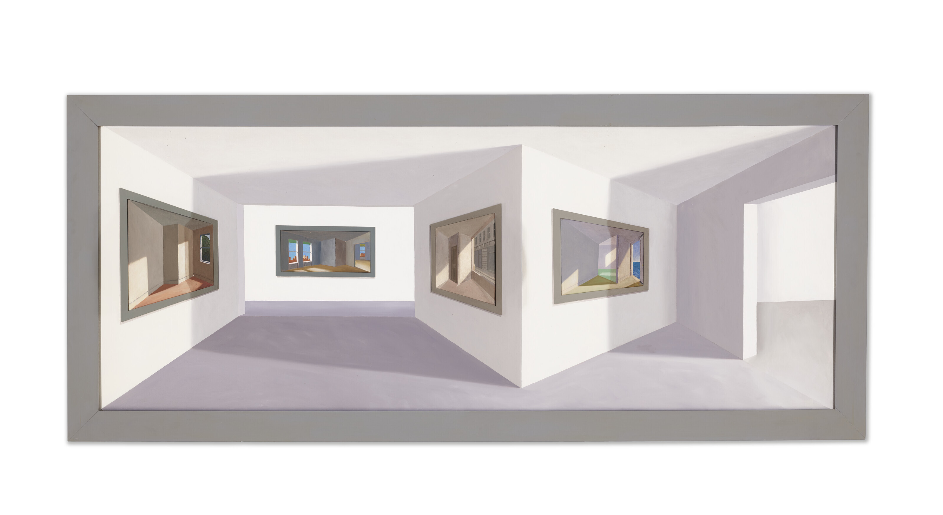 PATRICK HUGHES (b. 1939), Hoppera | Christie’s