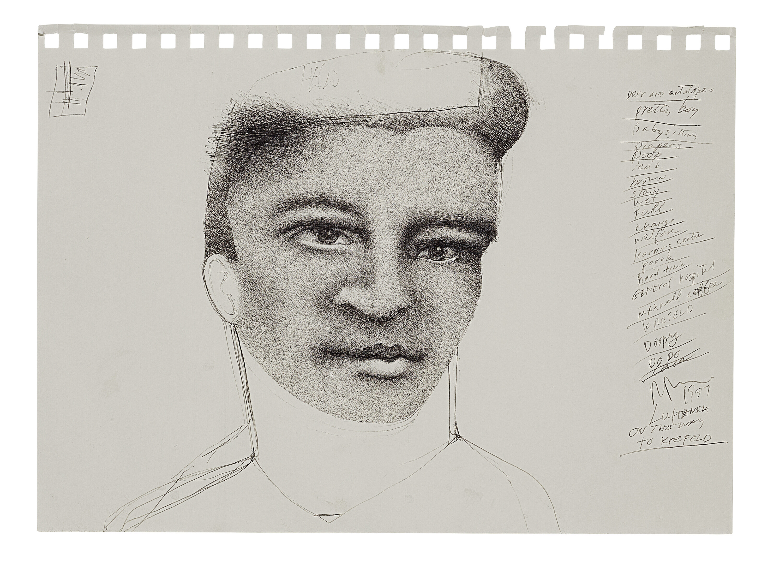 RICHARD PRINCE (B. 1949), Untitled (Lufthansa on the Way to Krefeld ...