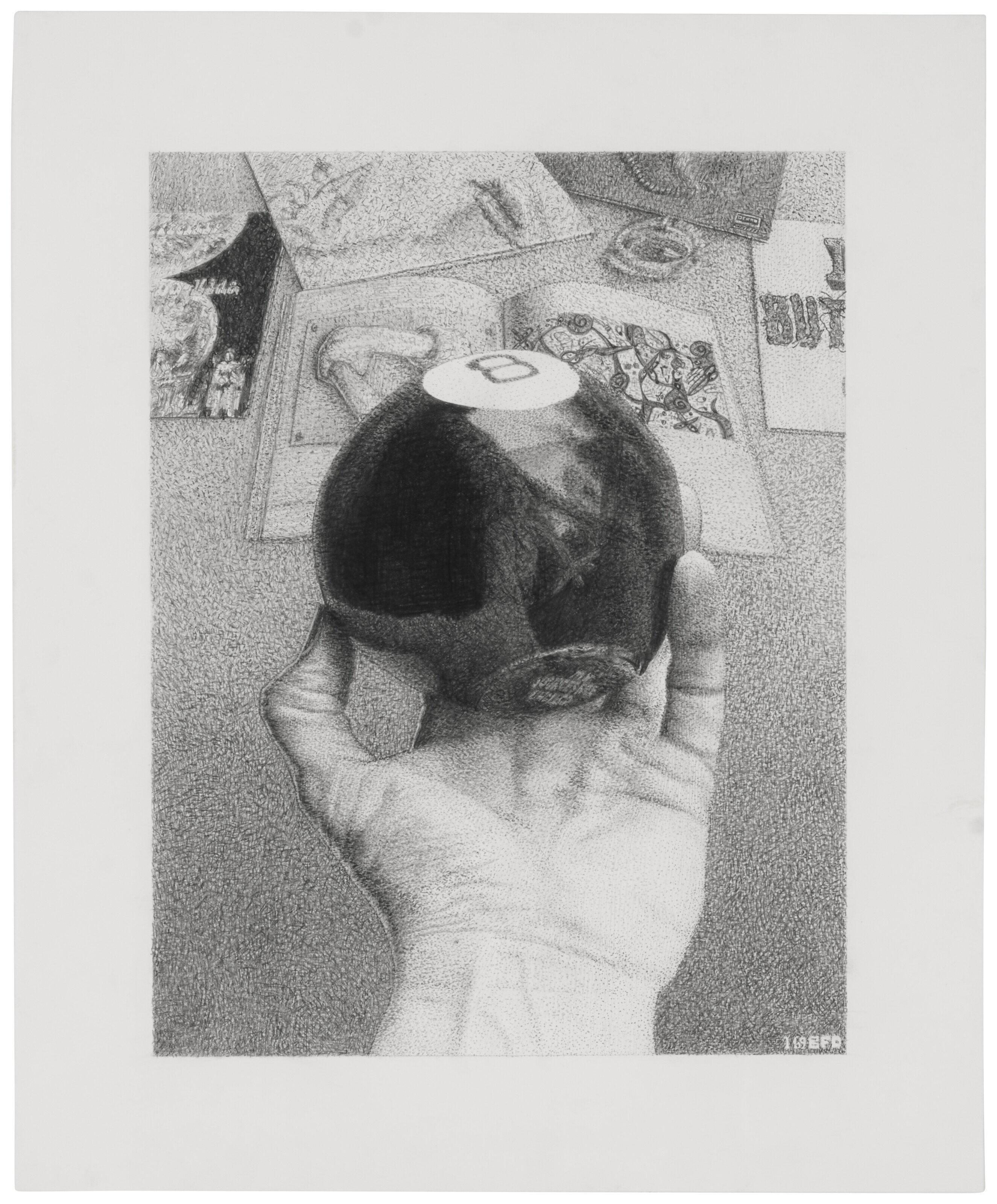 JIM SHAW (b. 1952), Behind the 8-Ball | Christie’s