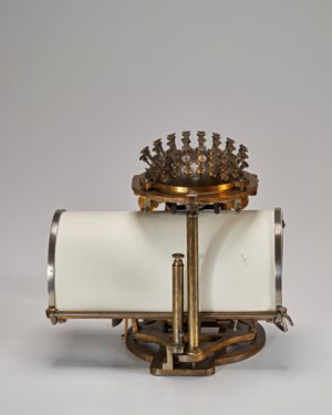 A MALLING-HANSEN WRITING BALL, HANS RASMUS JOHAN MALLING-HANSEN, 1867 ...