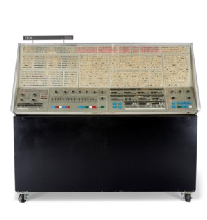 AN IBM SYSTEM 360 MODEL 91 CONTROL CONSOLE, INTERNATIONAL BUSINESS ...