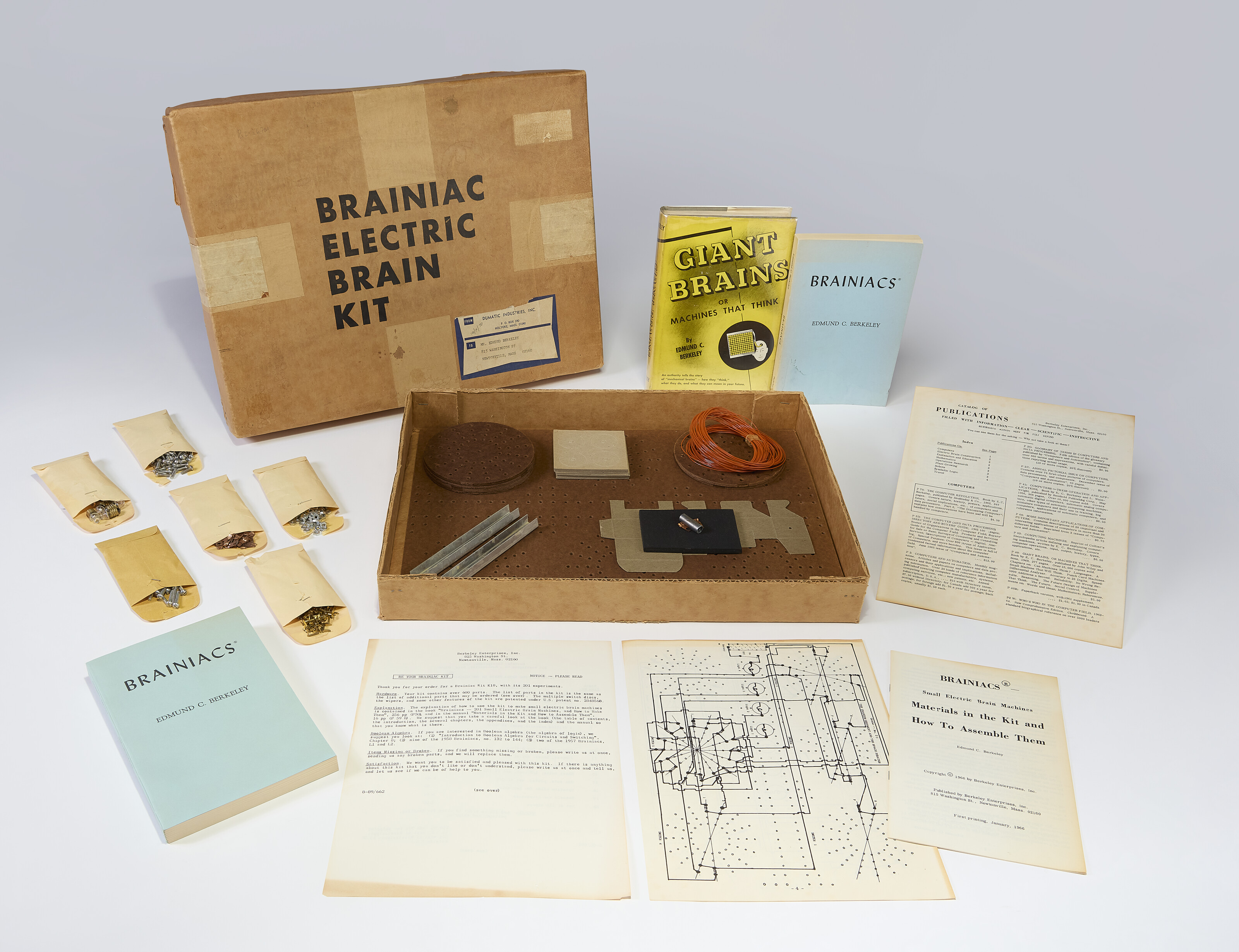 A BRAINIAC ELECTRIC BRAIN KIT, EDMUND C. BERKELEY, (1909-1988) | Christie’s