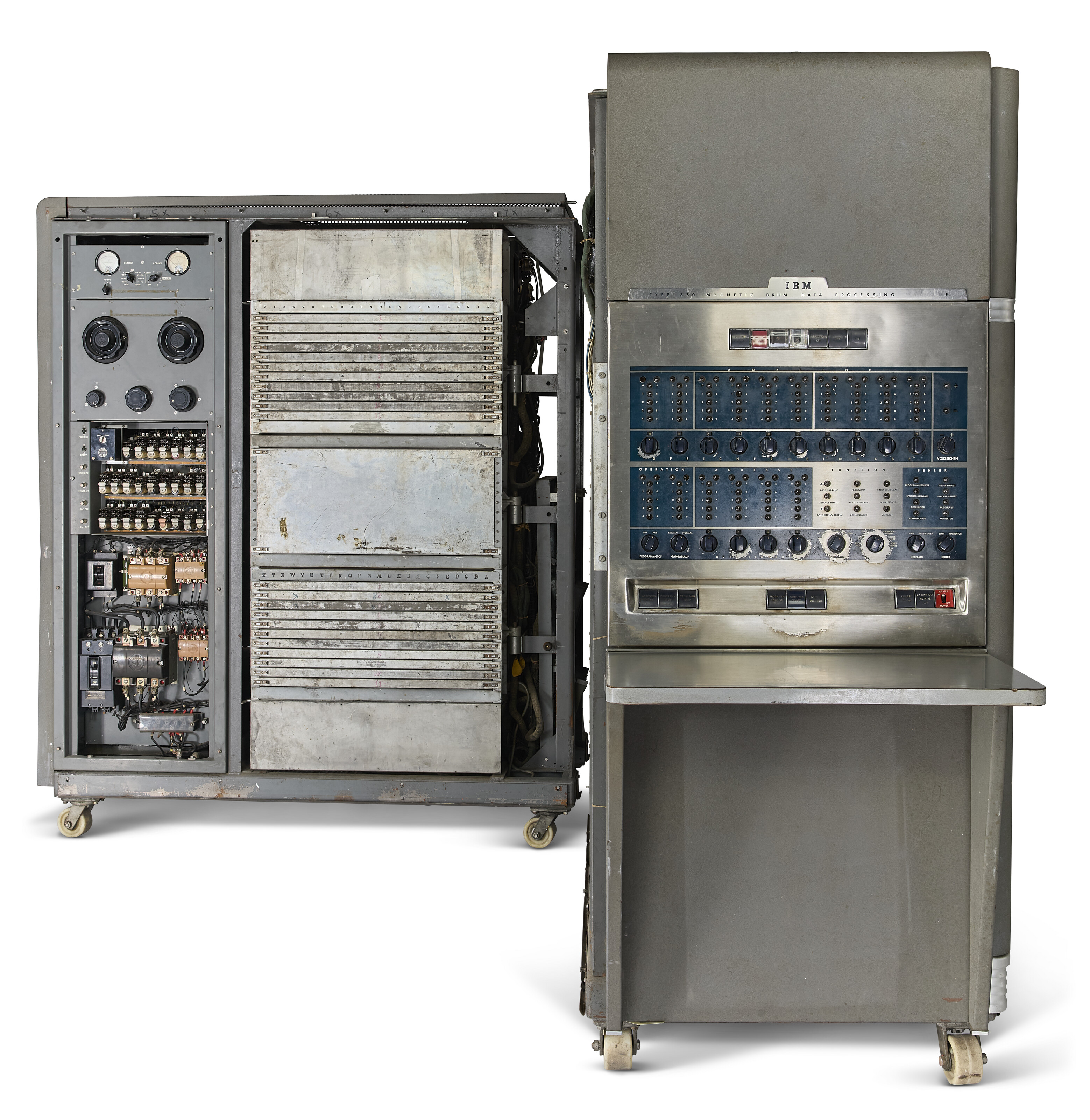 AN IBM 650 MAGNETIC DRUM DATA PROCESSING MACHINE, INTERNATIONAL ...