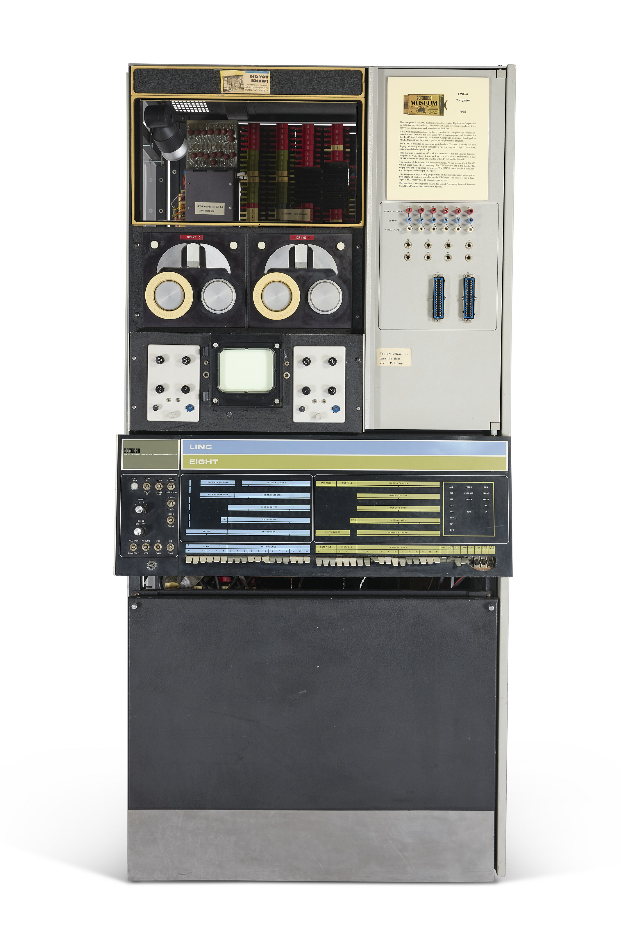 A LINC-8 MINICOMPUTER, DIGITAL EQUIPMENT CORPORATION, 1966 | Christie’s