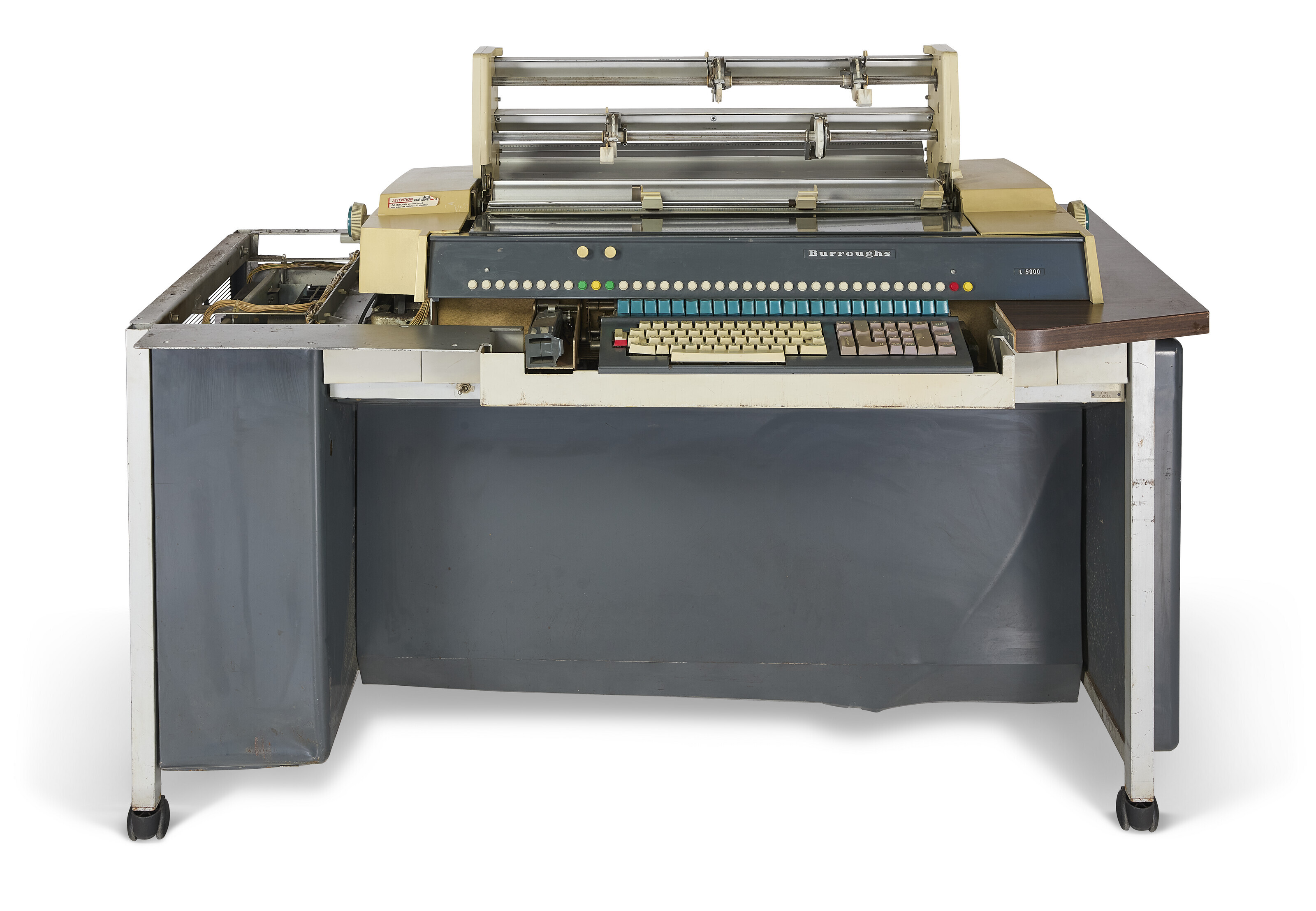 A BURROUGHS L5000 CALCULATING MACHINE, BURROUGHS CORPORATION, 1973 ...