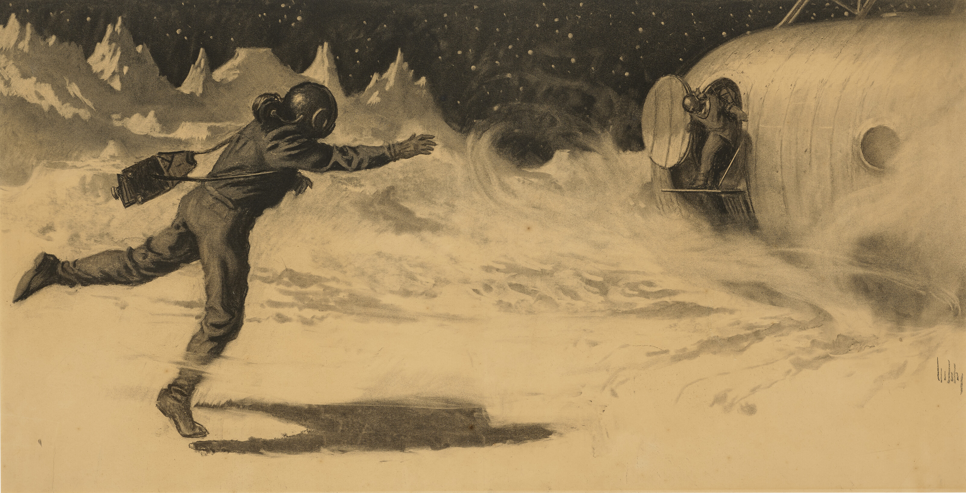 GEORGE GIBBS (1870-1942), RACING TO THE SHIP | Christie’s