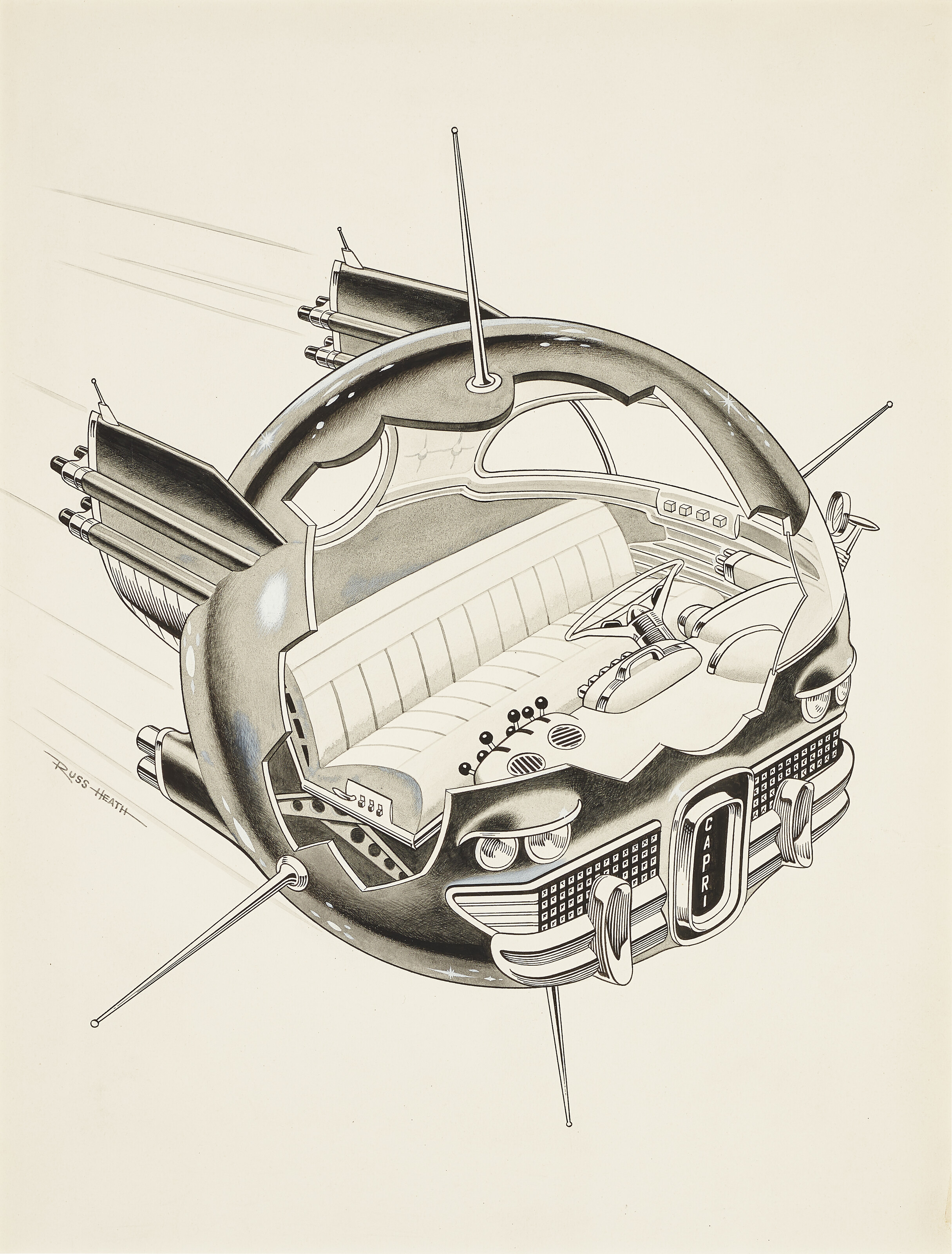 RUSS HEATH (1926-2018), CAPRI SATELLITE | Christie’s