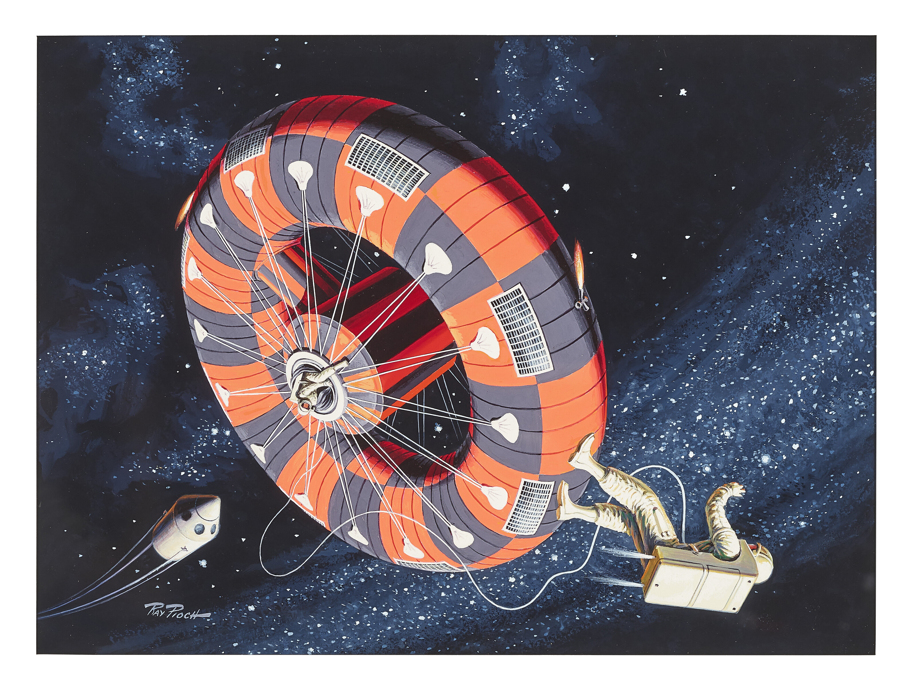 RAY PIOCH (20TH CENTURY), INSIDE OUR FIRST SPACE STATION | Christie’s