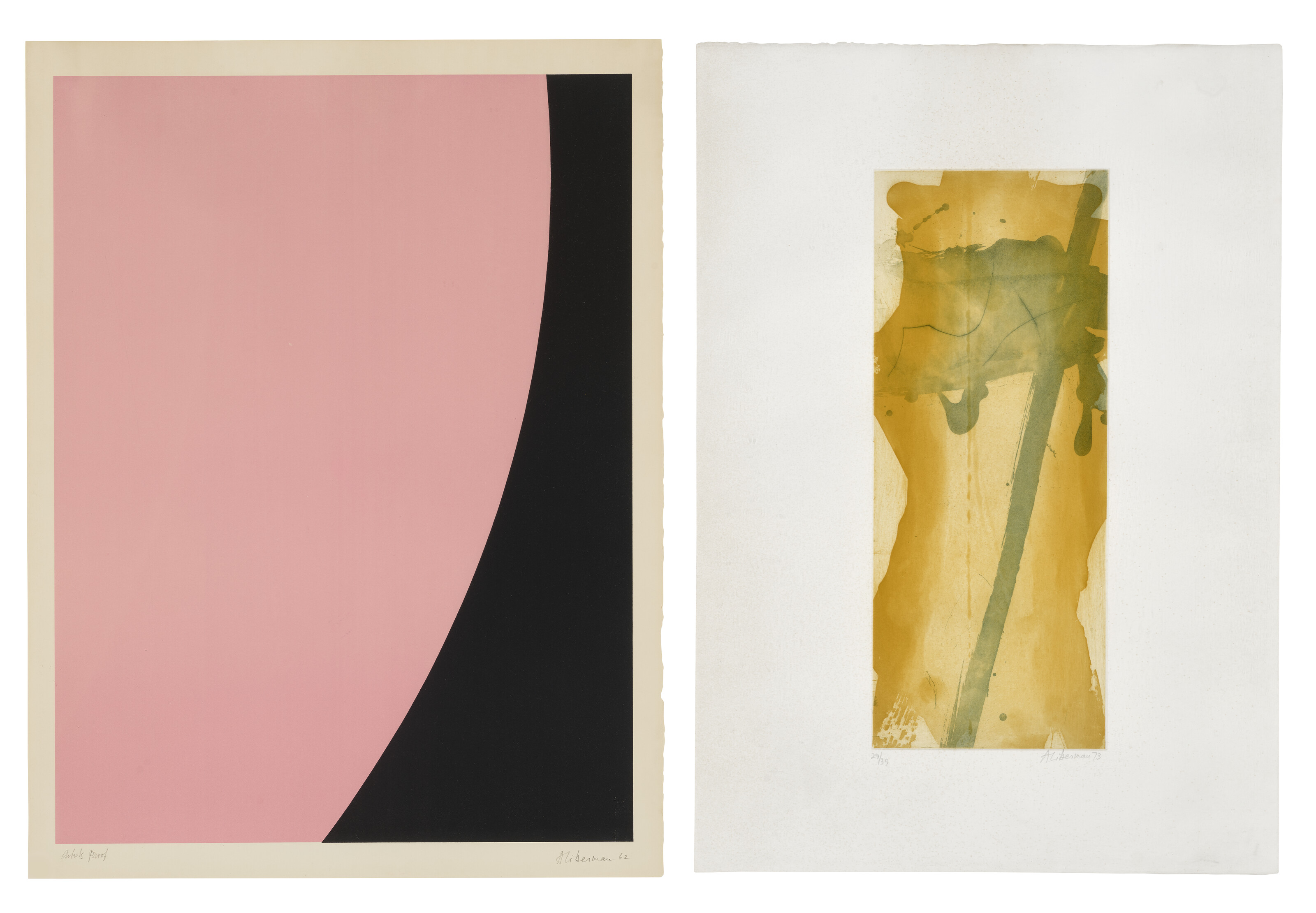 ALEXANDER LIBERMAN (1912-1999), Two prints by the artist | Christie’s