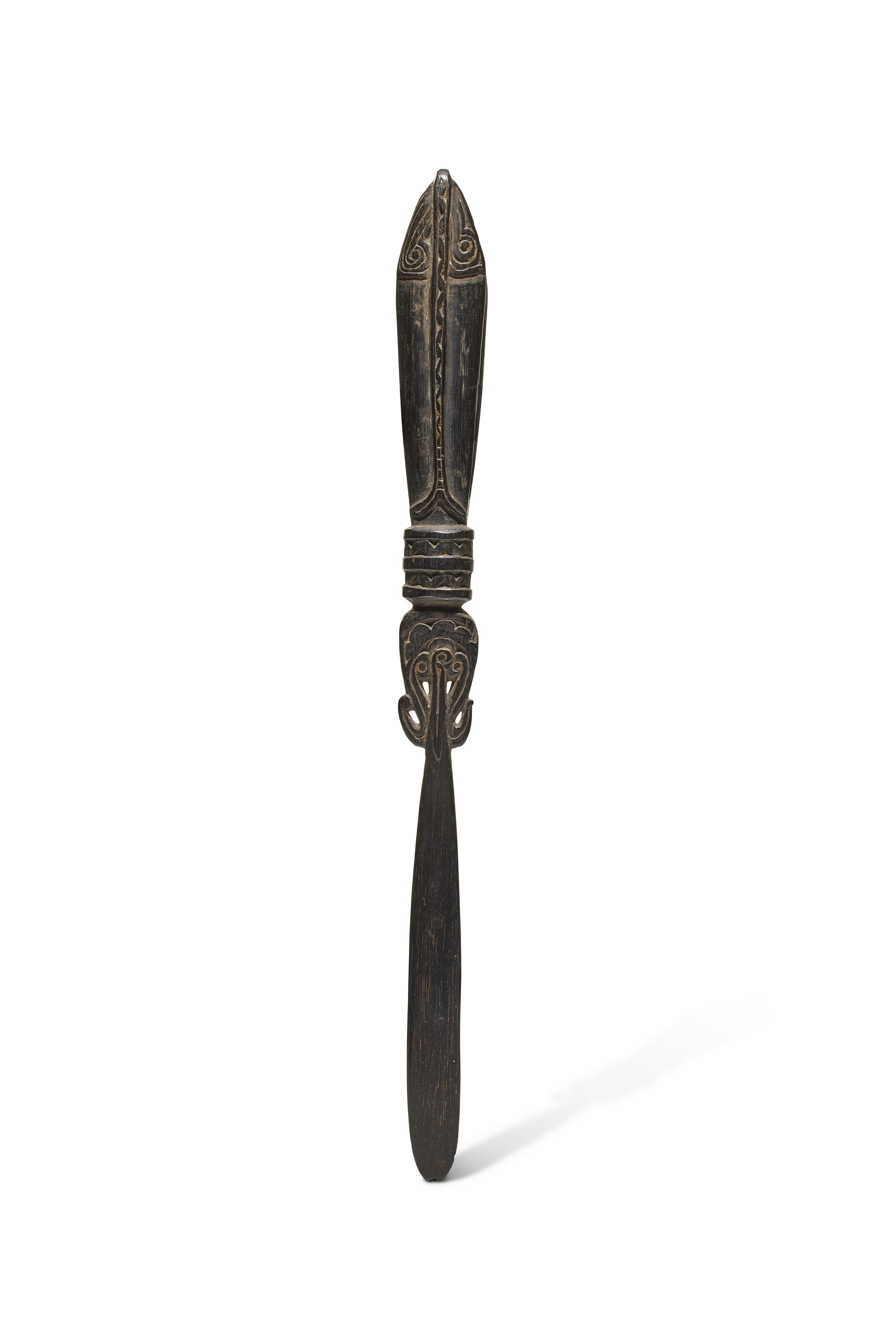 Spatule À Chaux Massim Îles Triobriand Province De La Baie De Milne