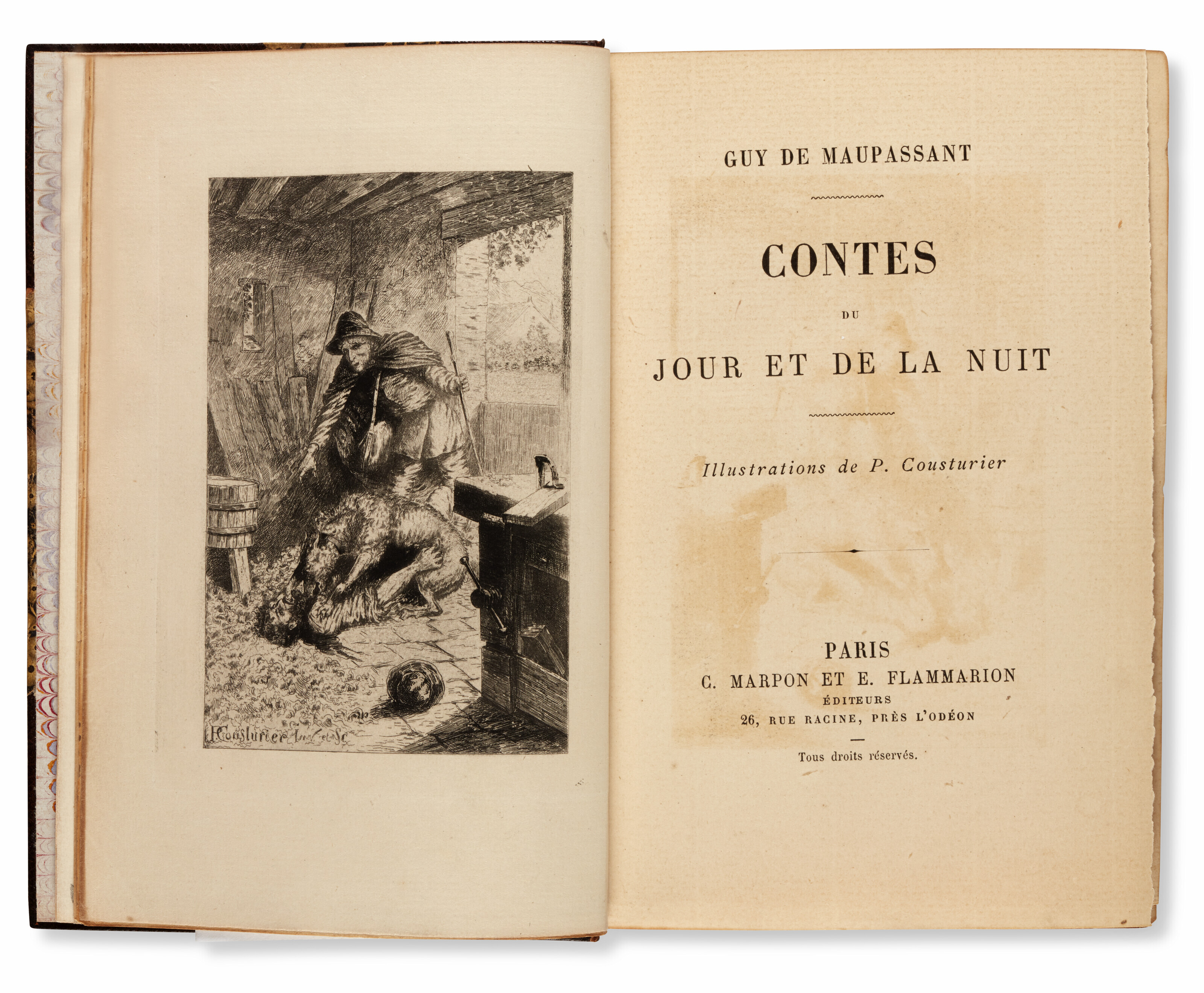 MAUPASSANT, Guy de (1850-1893), Contes du jour et de la nuit. Paris ...