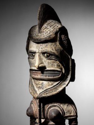 Statue uli, Nouvelle-Irlande, Archipel Bismarck, Papouasie-Nouvelle ...