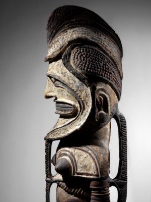 Statue uli, Nouvelle-Irlande, Archipel Bismarck, Papouasie-Nouvelle ...