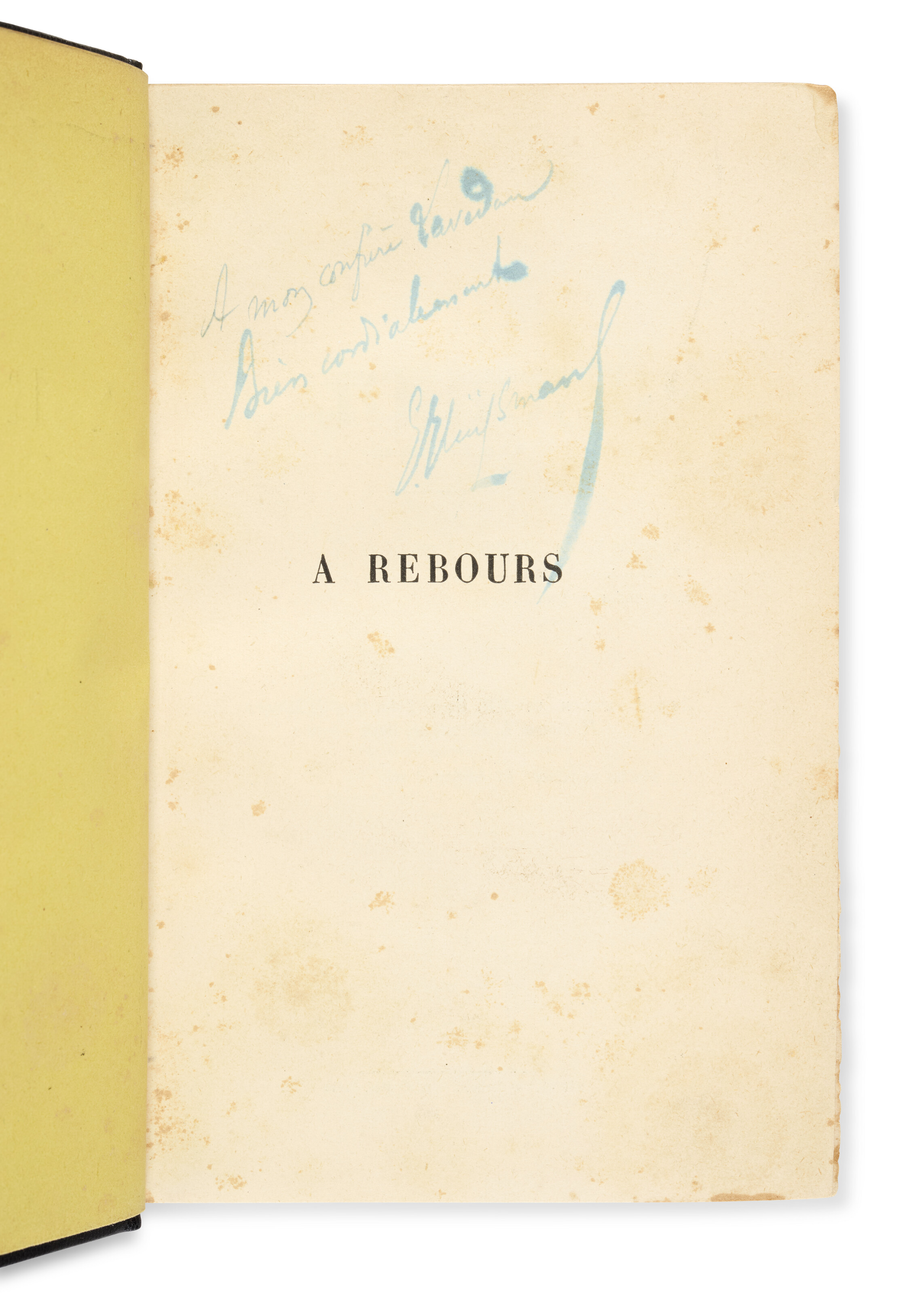 HUYSMANS, Joris-Karl (1848-1907), A rebours. Paris : G. Charpentier et ...