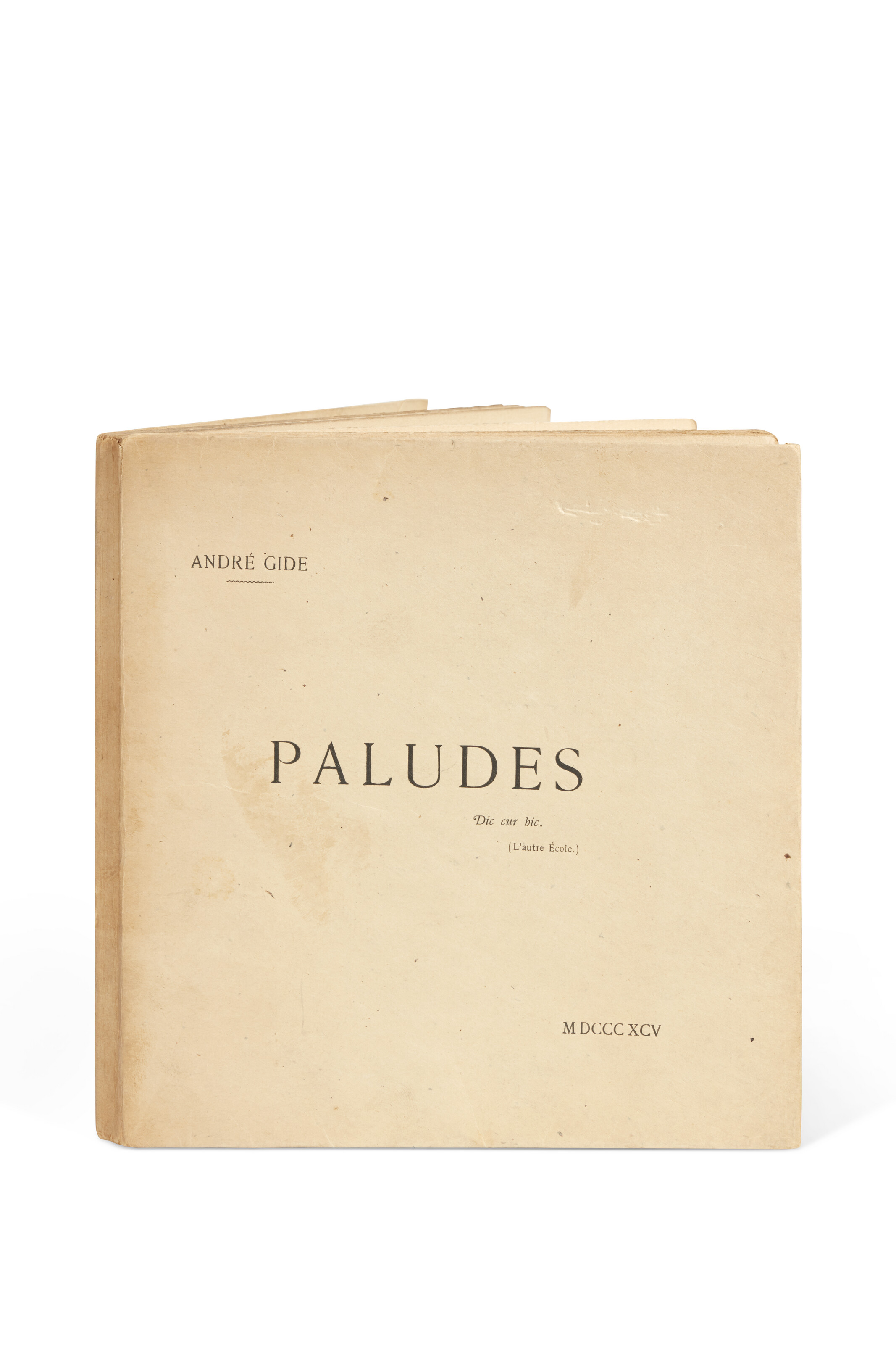 GIDE, André (1869-1951), Paludes. Paris : Librairie de l'art ...