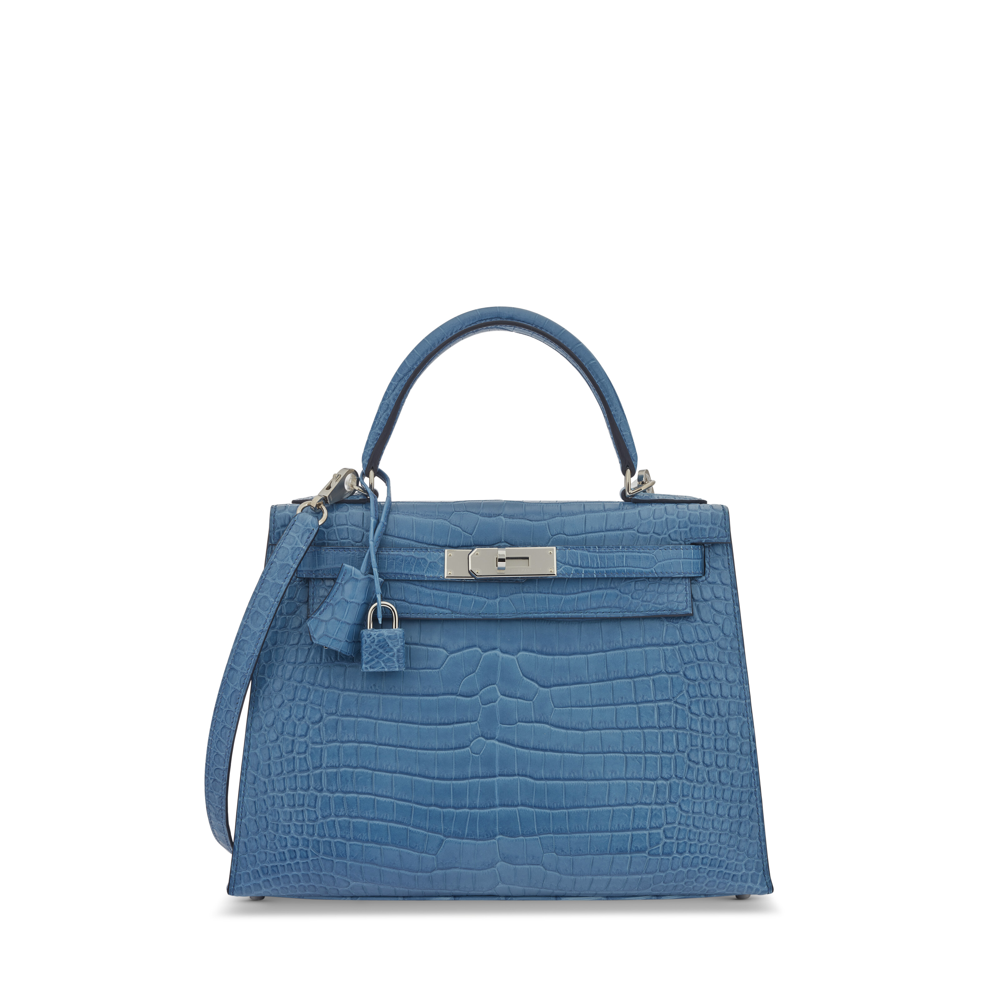 A RARE, LIMITED EDITION MATTE INDIGO HANADA AIZOME POROSUS CROCODILE ...