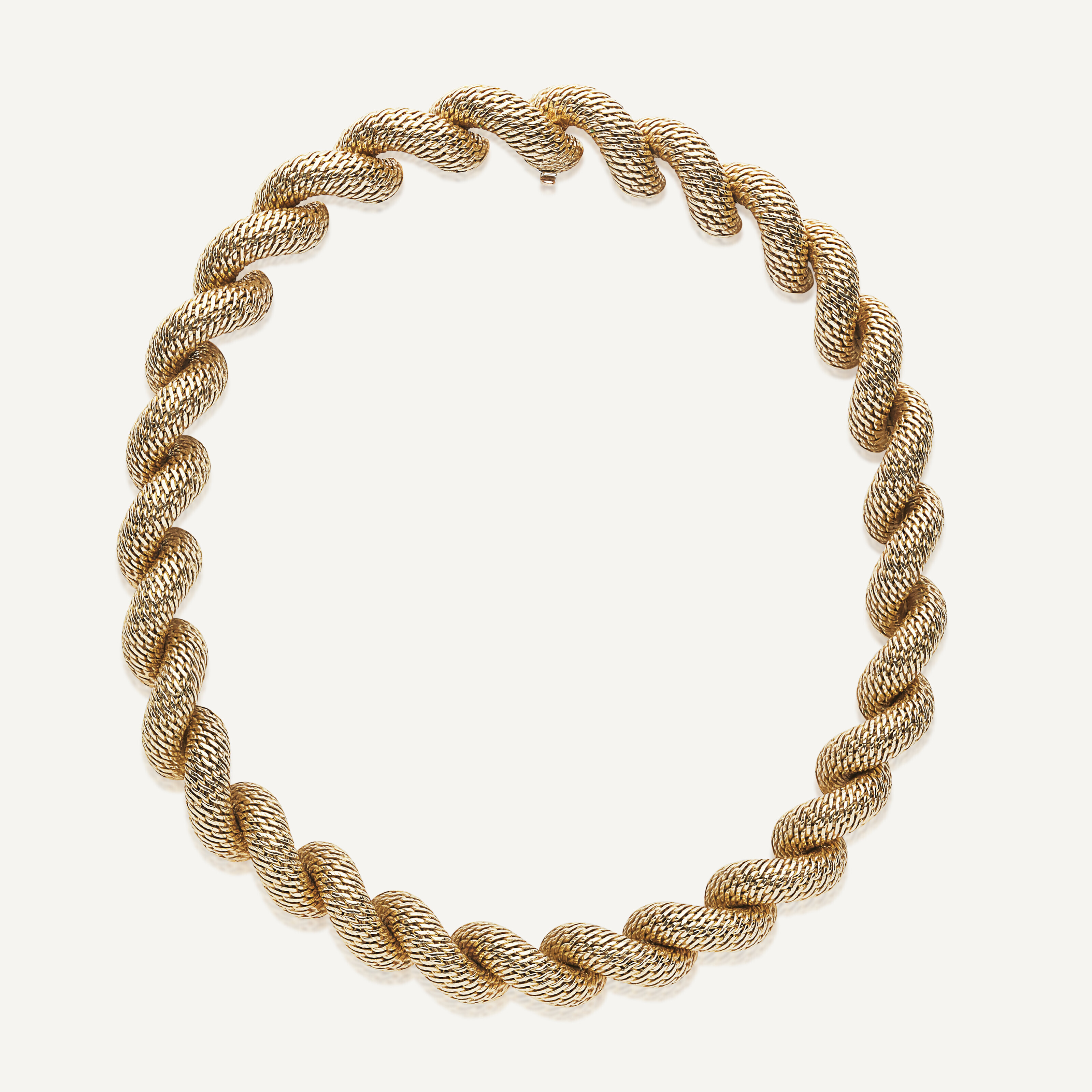 HERMÈS COLLIER OR TEXTURÉ, | Christie’s
