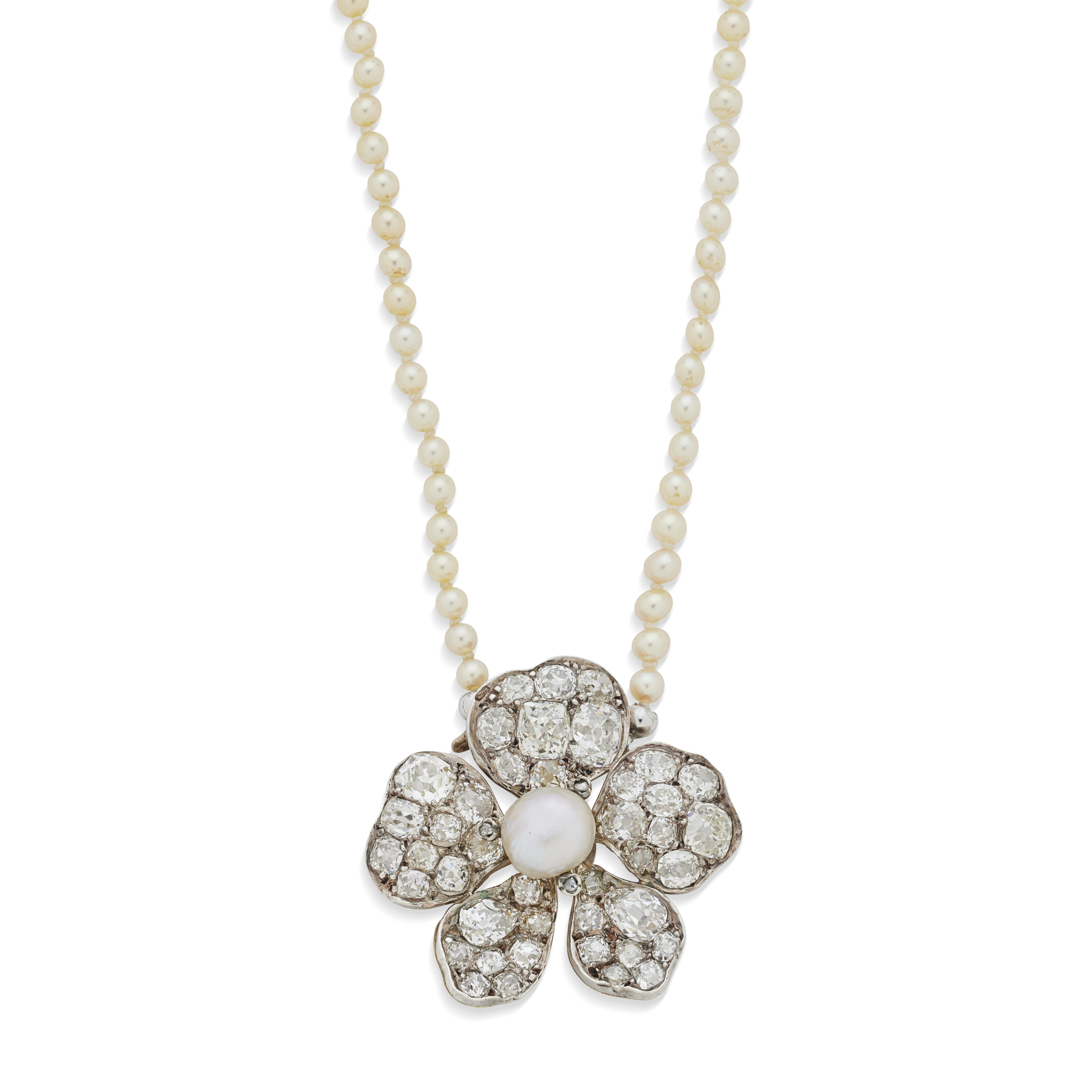 perle fine collier
