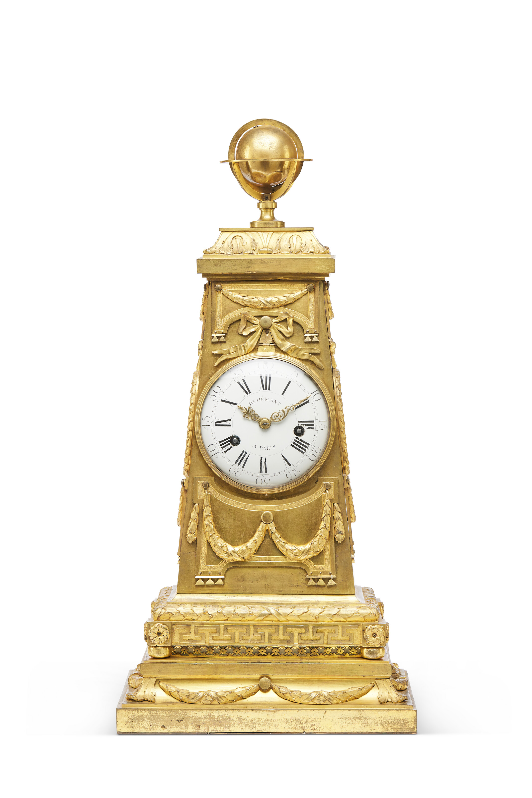 PENDULE MUSICALE A L'OBÉLISQUE D'ÉPOQUE LOUIS XVI, SIGNATURE DE CHARLES ...