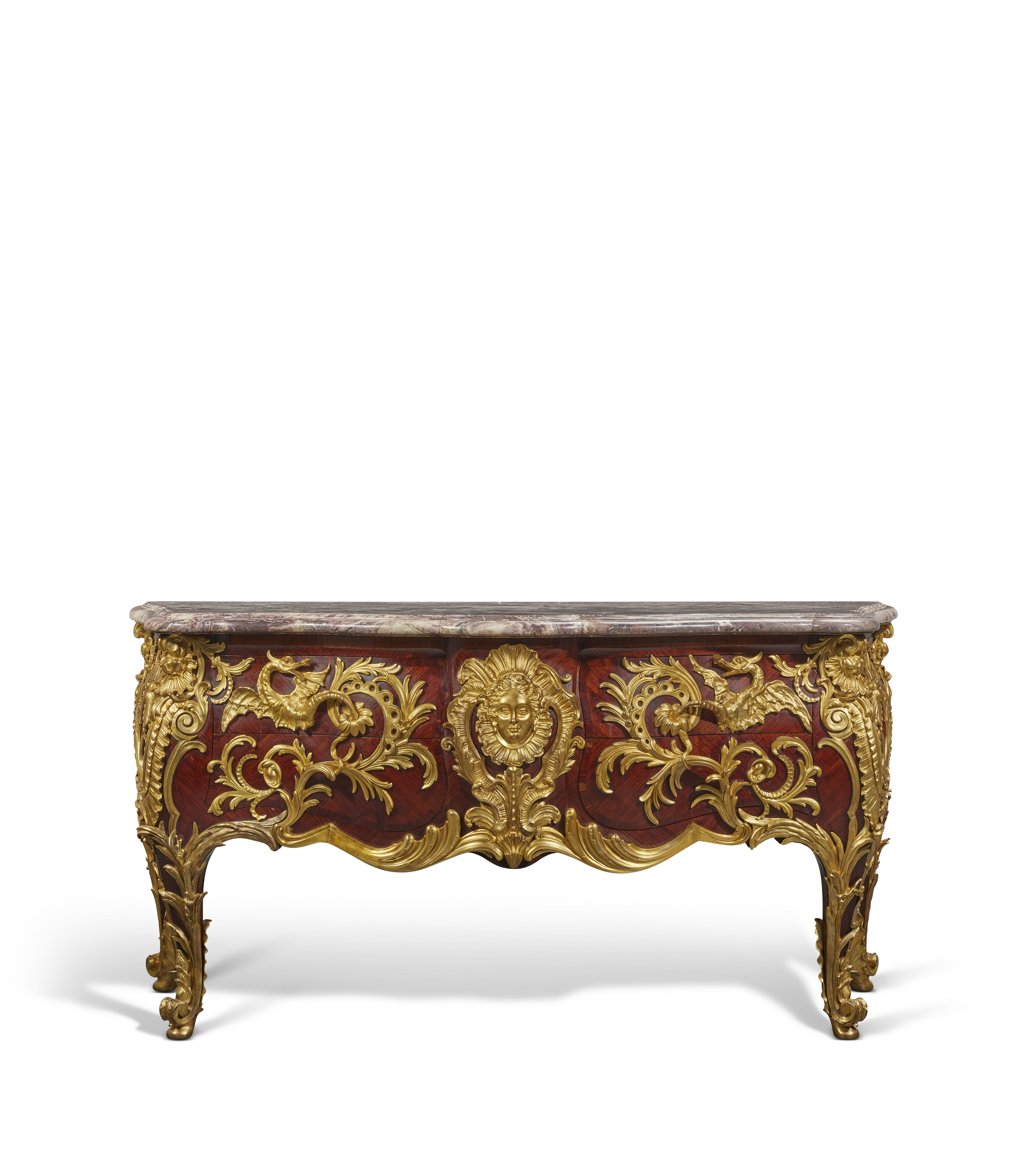 COMMODE DE STYLE LOUIS XV, SIGNÉE PAR FRANCOIS LINKE, NUMERO 793, D ...