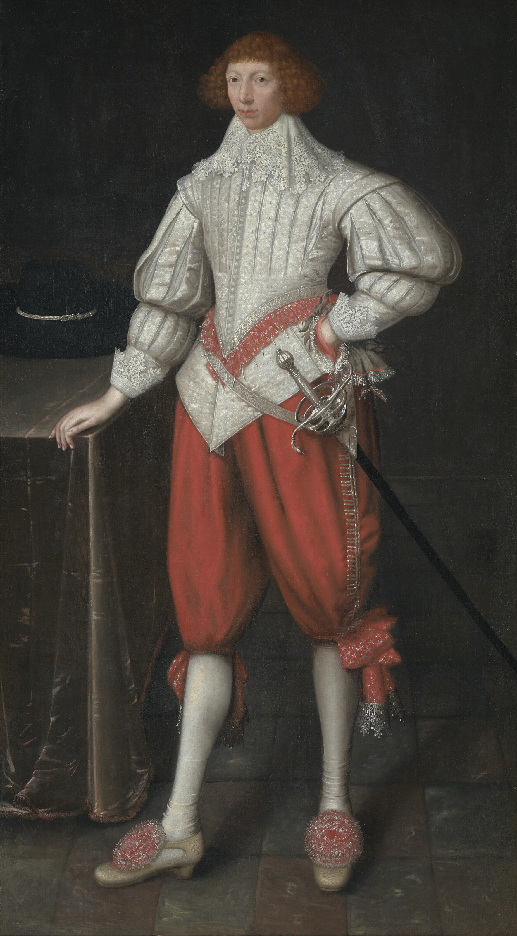 GILBERT JACKSON (ANGLETERRE VERS 1595/1600-APRÈS 1648), Portrait d'un ...