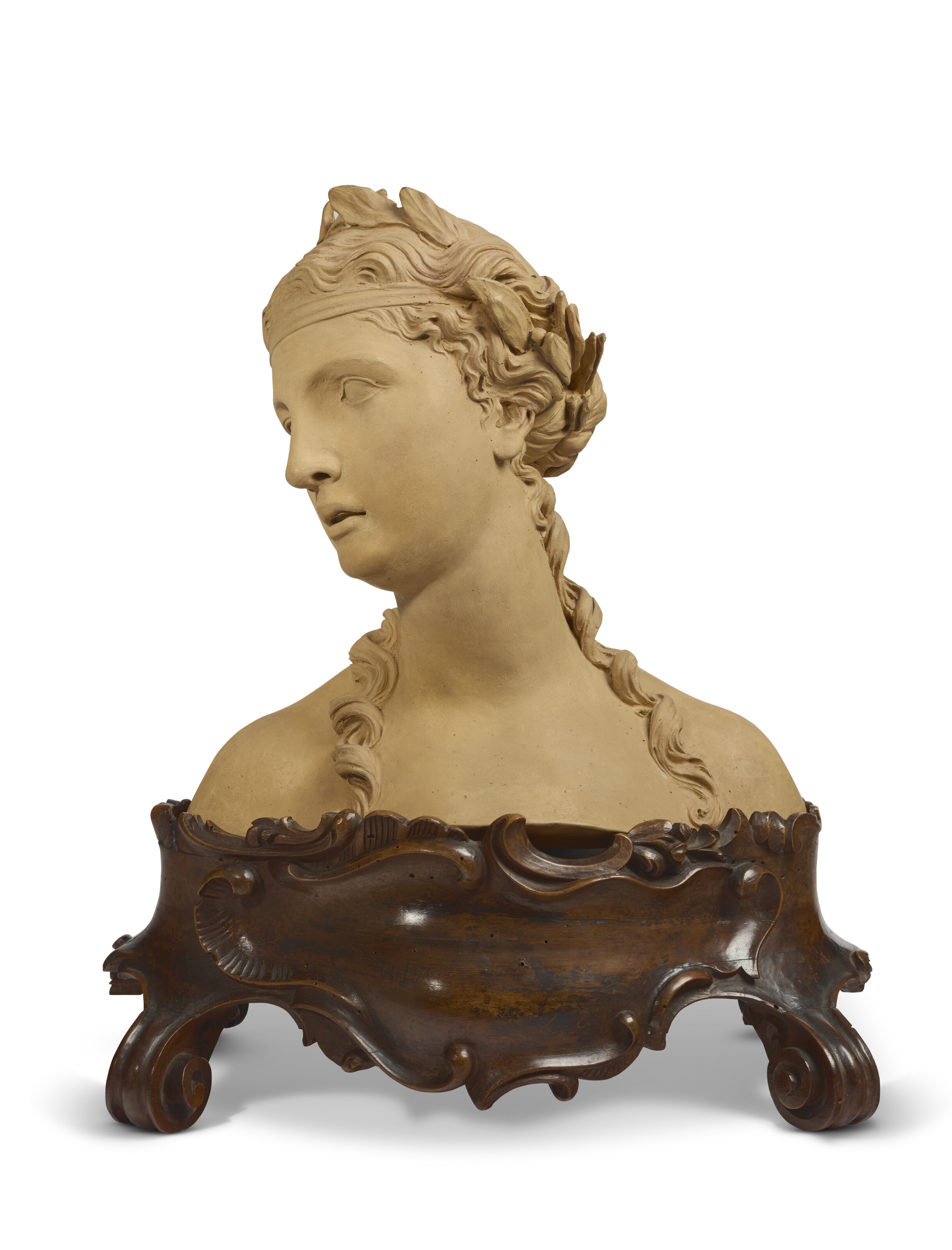 GIOVANNI MARCHIORI (CAVIOLA D'AGORDO 1696-1778 TRÉVISE), Buste de Flore ...