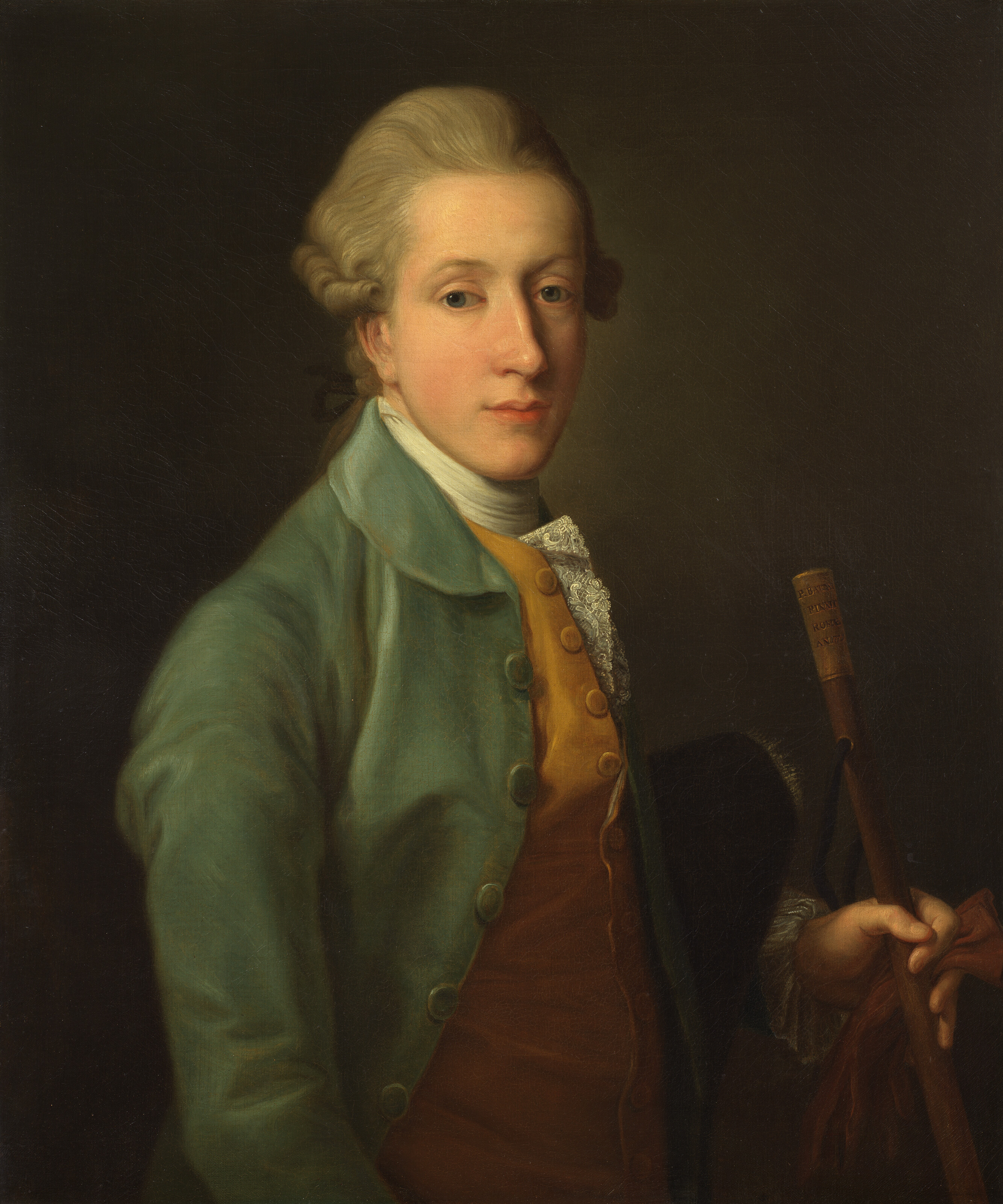 ÉCOLE ANGLAISE DU XVIIIe SIÈCLE, SUIVEUR DE POMPEO BATONI, Portrait de ...