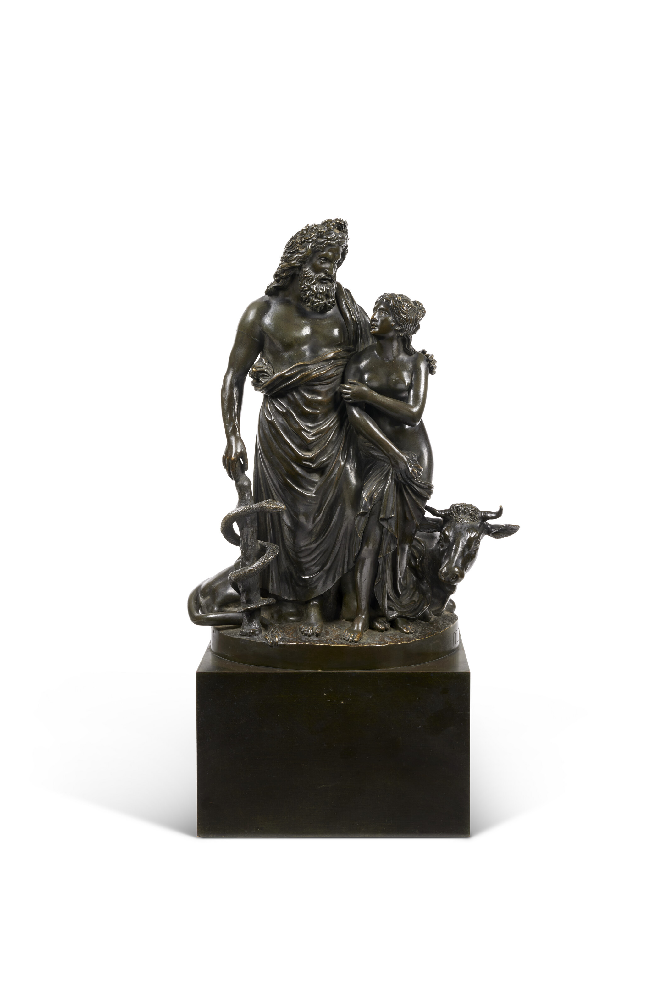 D'APRÈS SIMON-NICOLAS MANSION (1773-1854), Asclépios et Hygie ou l ...